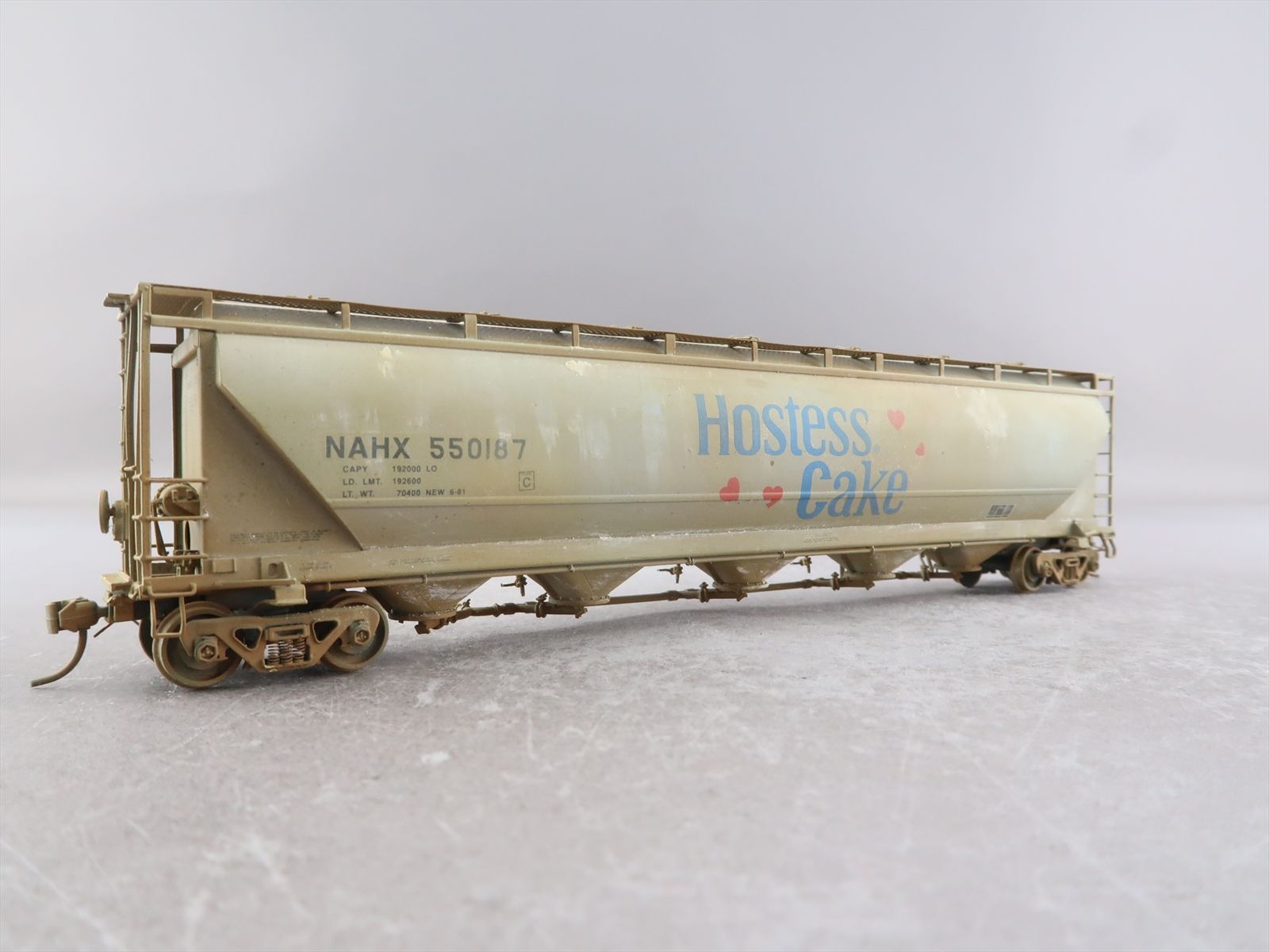 HO Brass Model - OMI 3003 NAHX 5000 Covered Hopper Wonder Bread #550187 ...