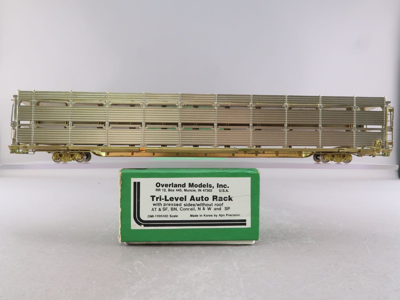 HO Brass Model - OMI 1395 UP Union Pacific Trailer Train Tri-Level Auto ...
