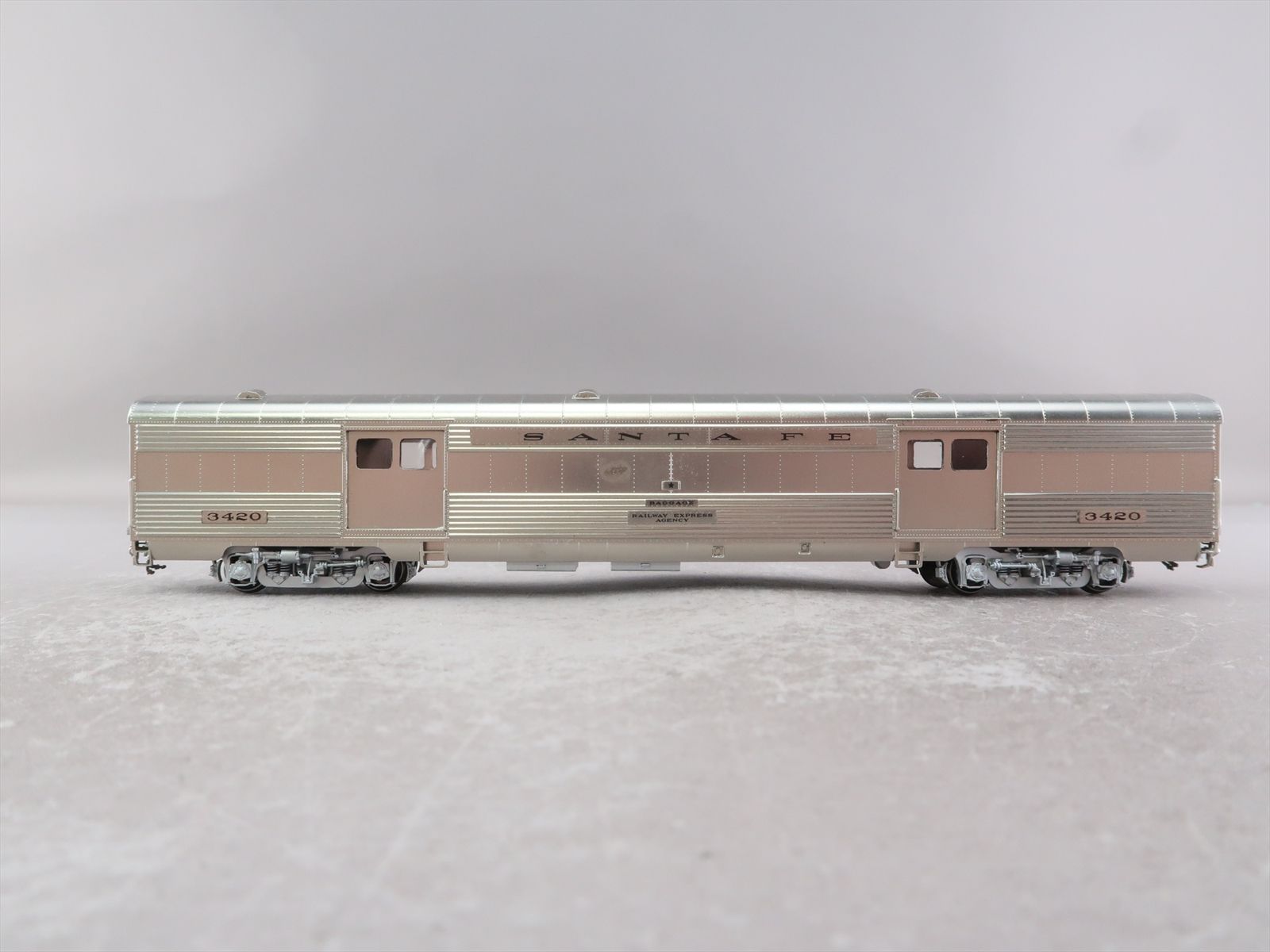 HO Brass Model - OMI 3499.1 AT&SF SF Santa Fe Baggage Car #3420 - F/P ...