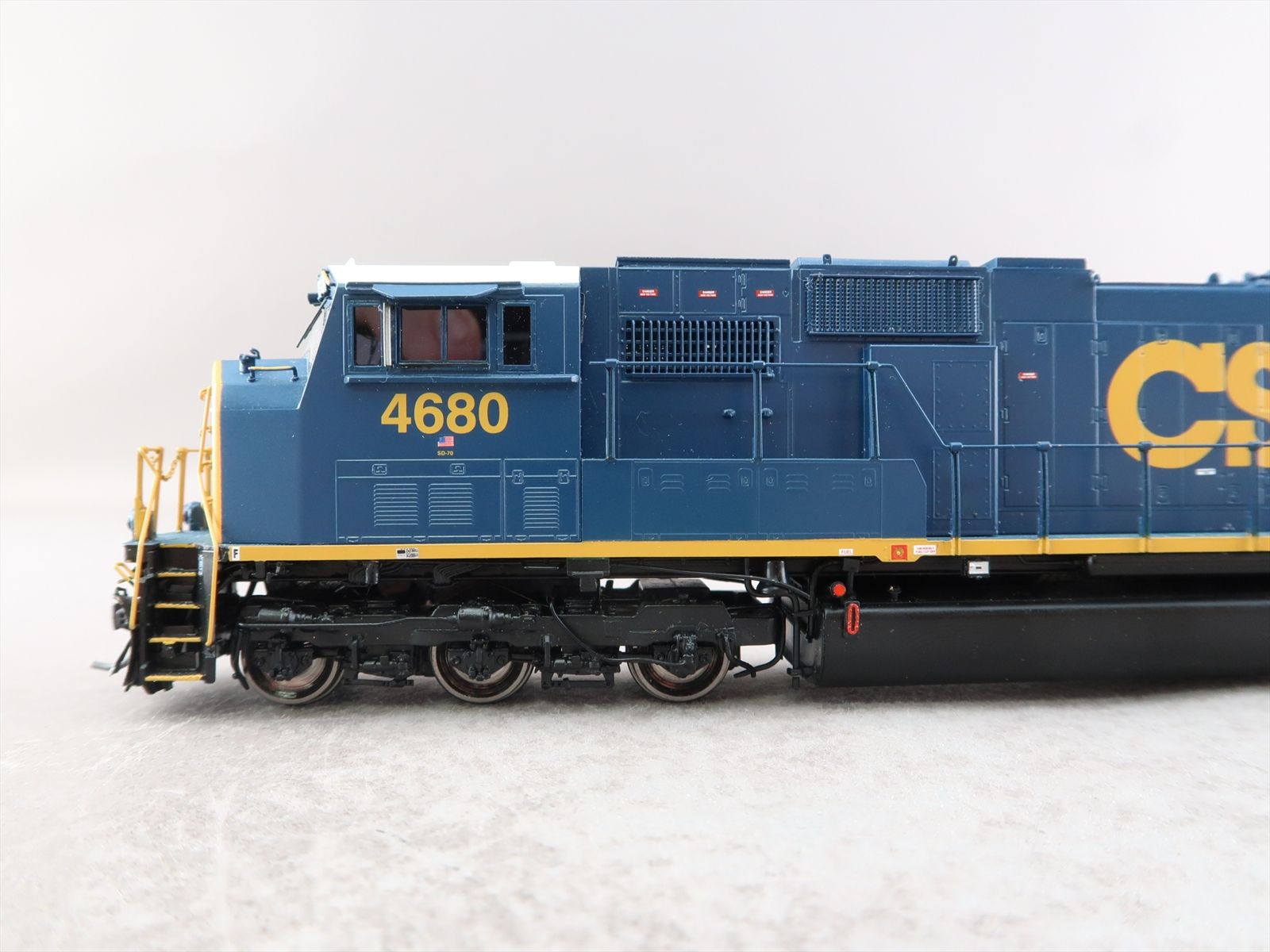 HO Brass Model - OMI 6637.1 CSX SD70M Diesel #4680 - F/P - 2004 Run - Ajin