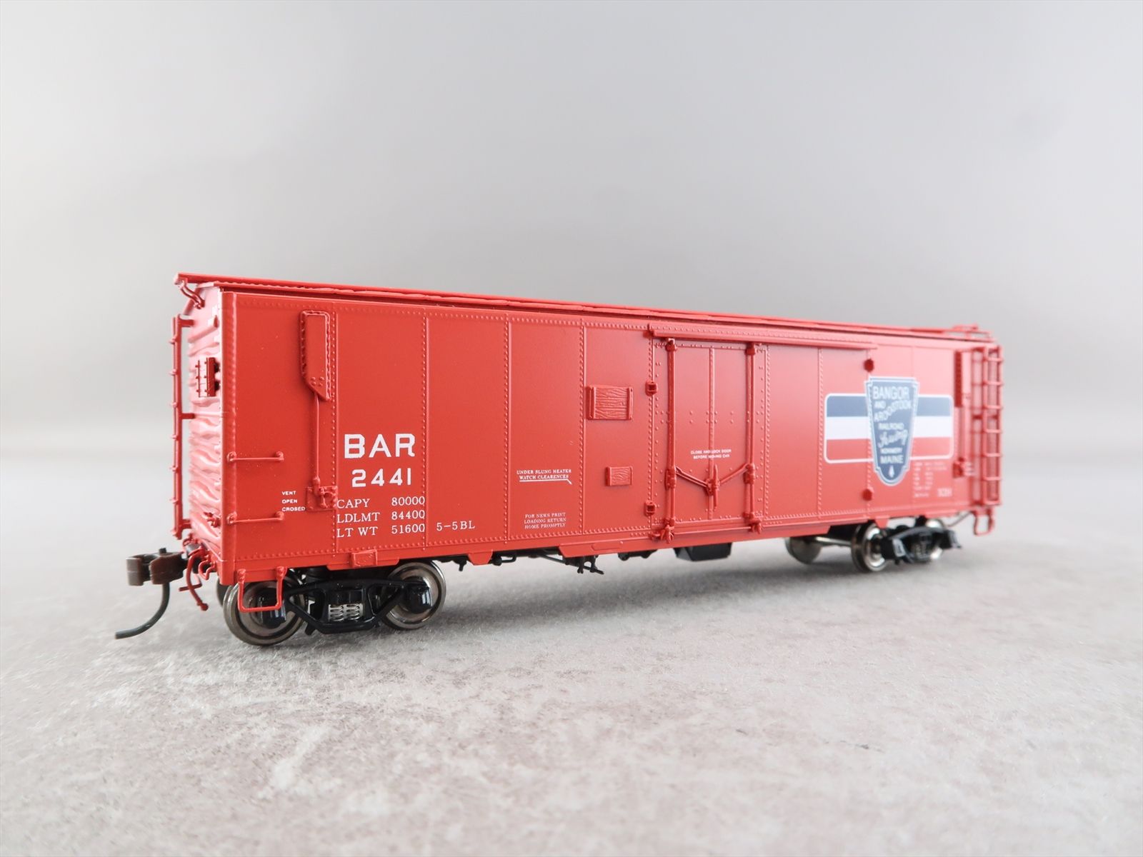 HO Brass Model - CCI / Railworks CCI-264.1P BAR Bangor & Aroostook ...