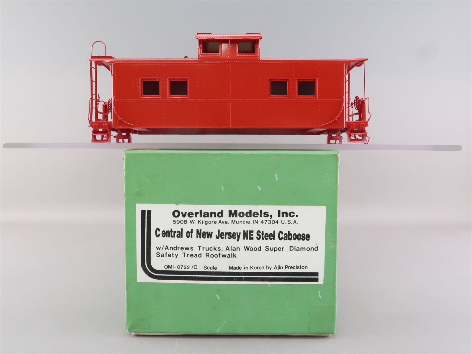 O Brass Model - OMI 0722 CNJ Jersey Central NE Steel Caboose - Partial ...