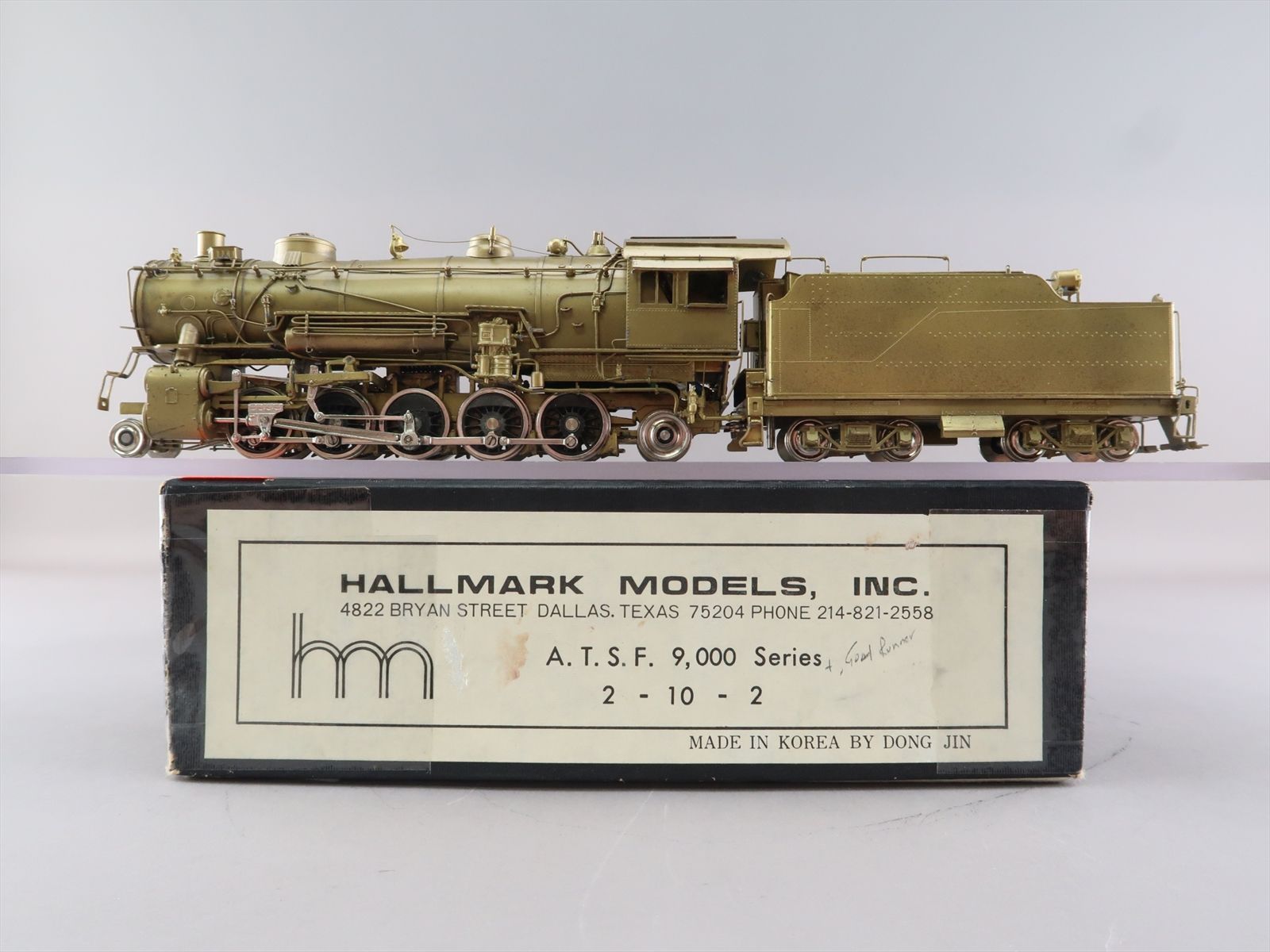 HO Brass Model - Hallmark AT&SF Santa Fe 2-10-2 900 Series - Unpainted ...