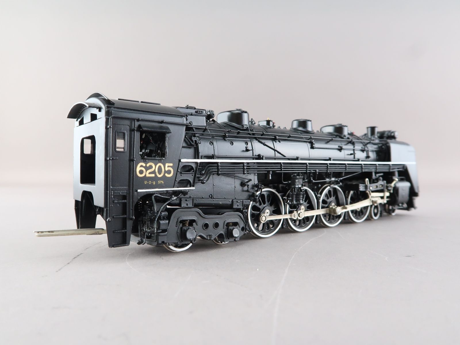 HO Brass Model - VH Van Hobbies CNR Canadian National U2g 4-8-4 #6205 ...