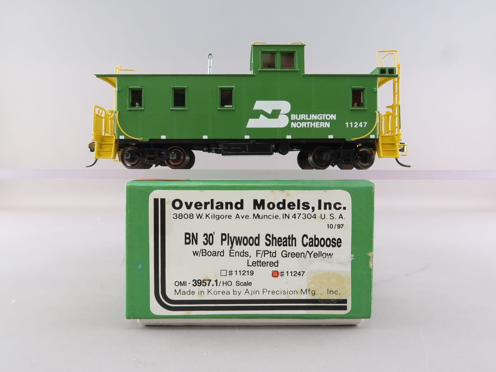 HO Brass Model - OMI 3957.1 BN Burlington Northern 30' Plywood Sheath ...