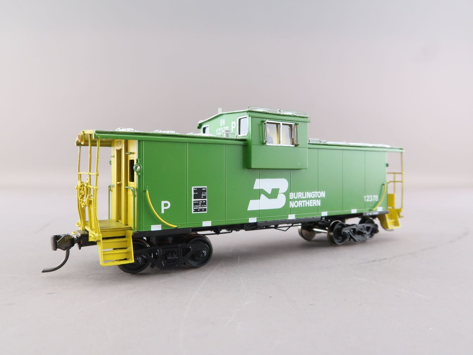 HO Brass Model - OMI 3900 BN Burlington Northern International W-V Caboose #12378 - Custom ...