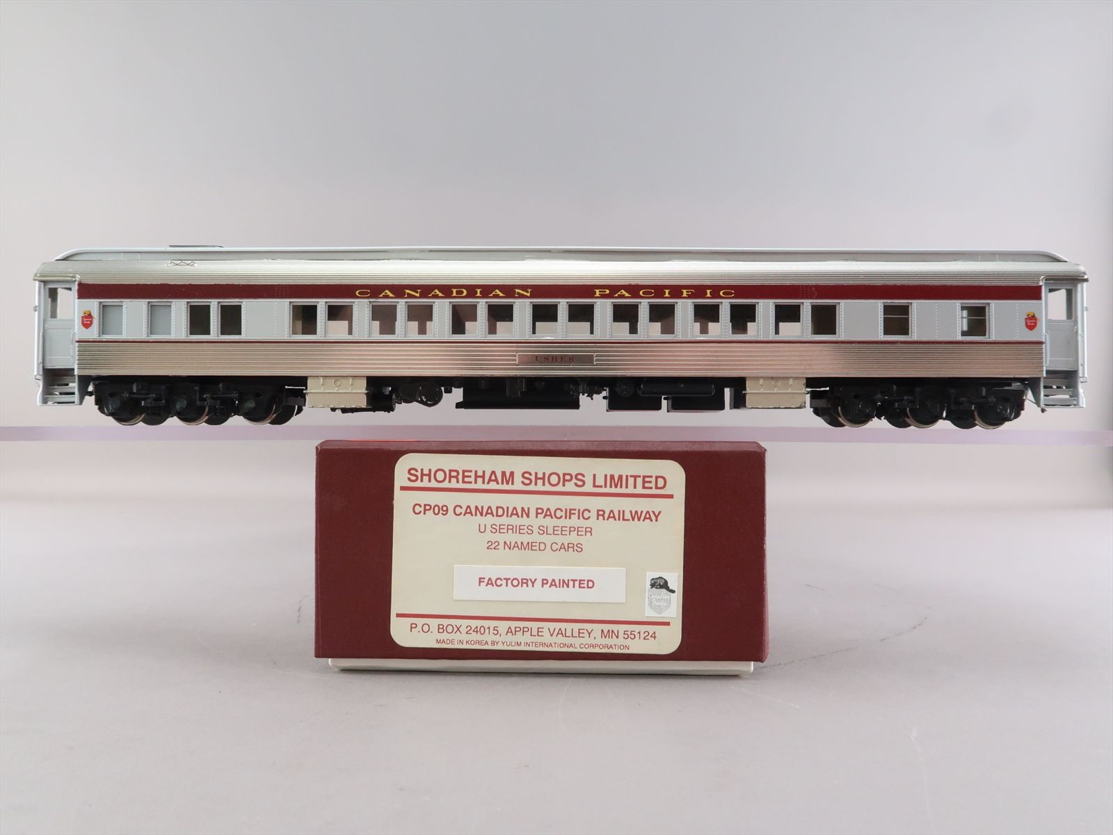 HO Brass Model - SSL CP09 CP CPR Canadian Pacific Sleeper Usher - F/P ...
