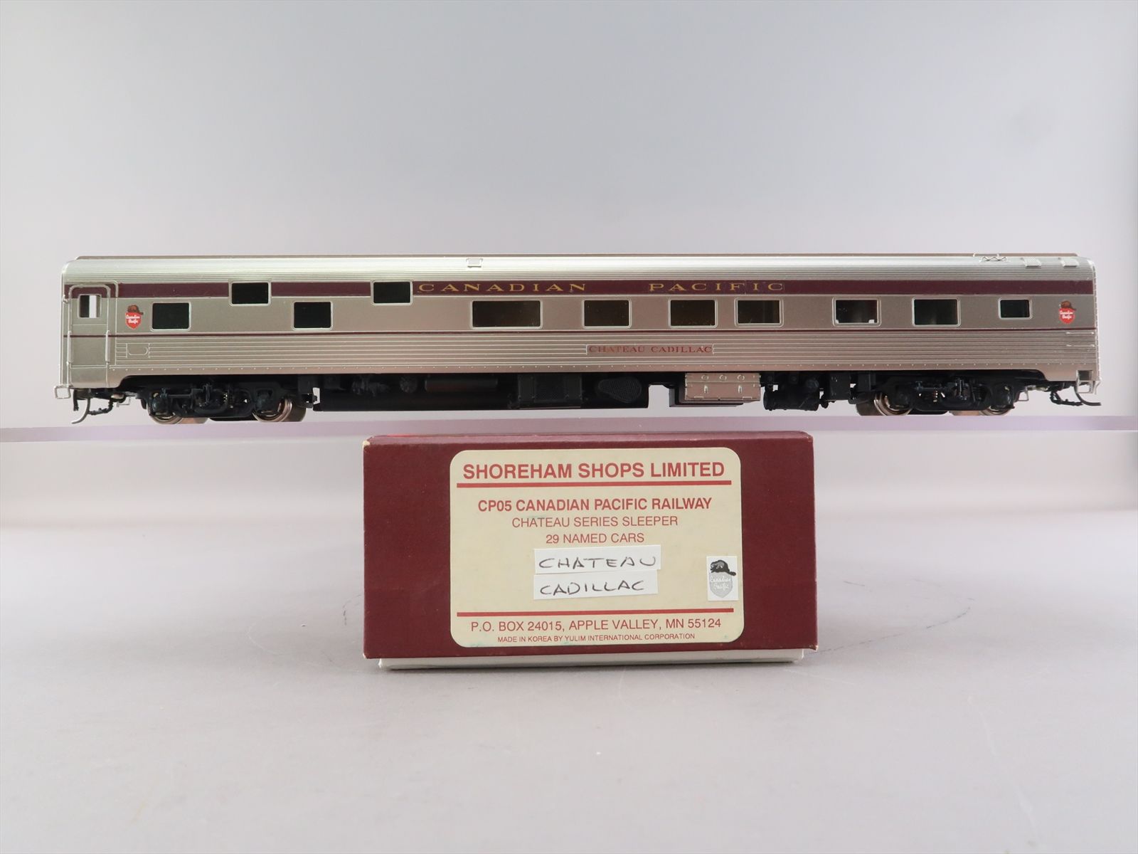 HO Brass Model - SSL CP05 CP CPR Canadian Pacific Sleeper Chateau ...