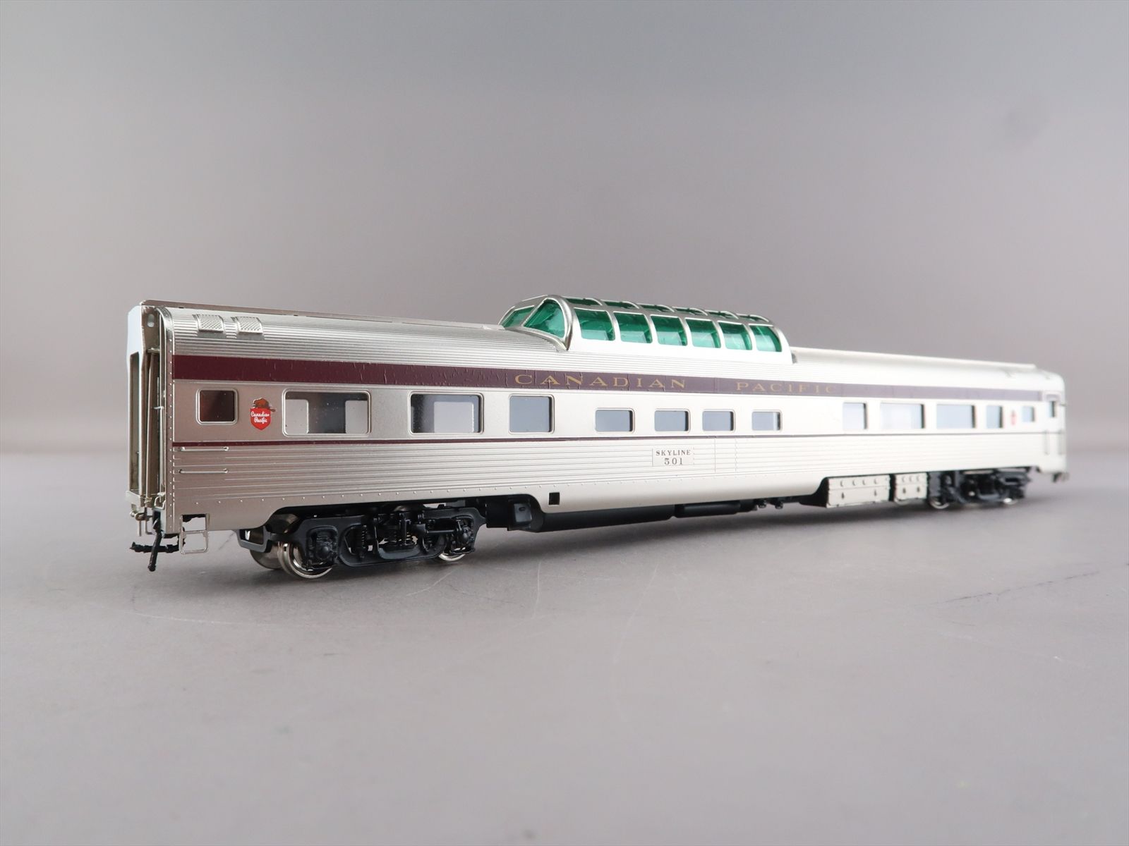HO Brass Model - SSL CP03 CP CPR Canadian Pacific Dome Buffet Lounge Coach Skyline Series #501 ...