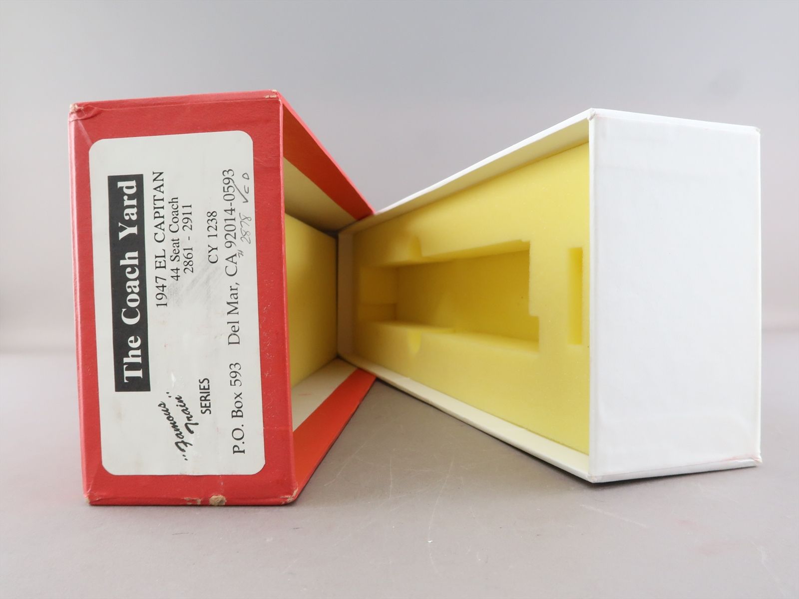 HO Brass Model - TCY 1238 AT&SF Santa Fe 1947 El Capitan SINGLE CAR ...