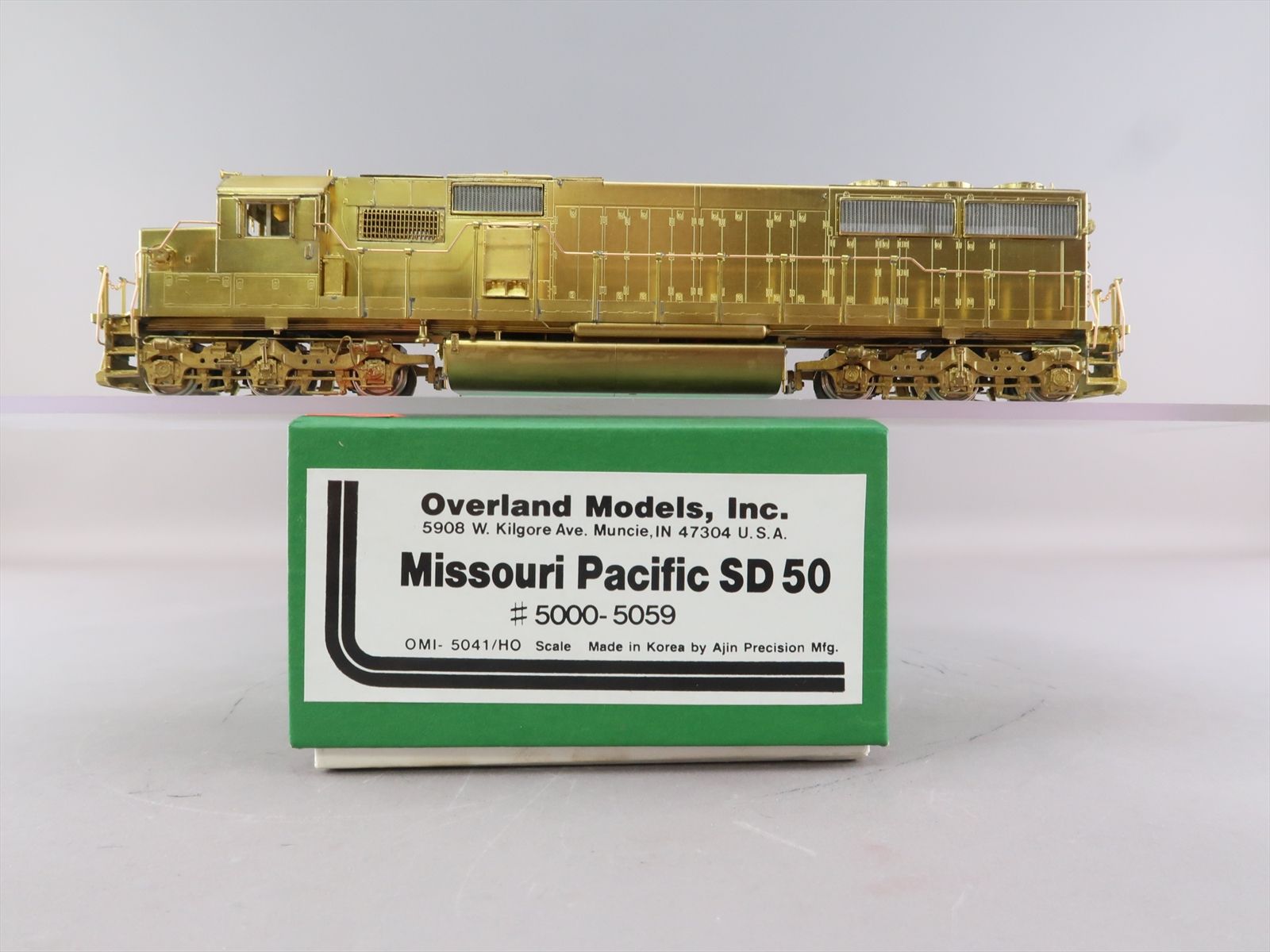 HO Brass Model - OMI 5041 MP Missouri Pacific SD50 - Unpainted - 1987 Run - Ajin