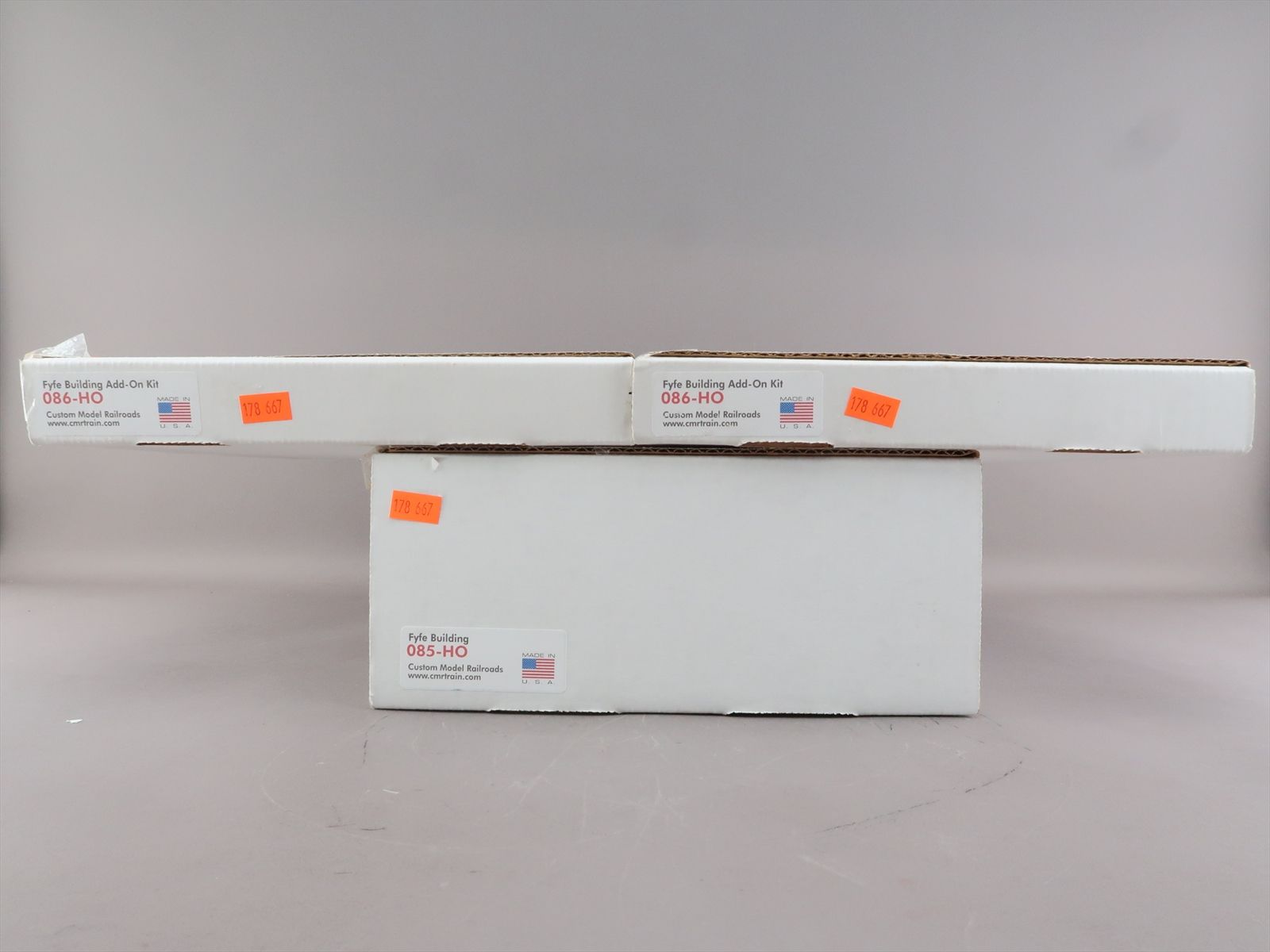 HO Unassembled Craftsman Kit - CMR 085 + 086 + 086 Fyfe Building Kit ...