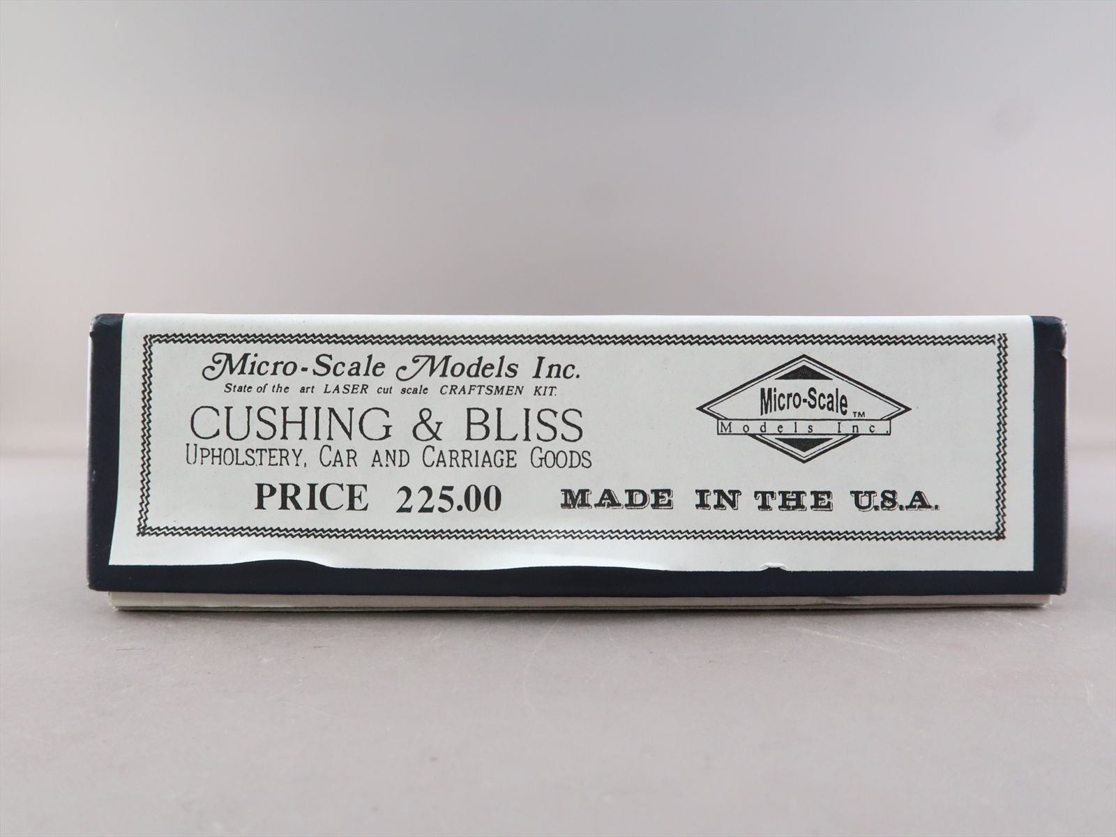 HO Craftsman Kit - Micro-Scale Models Cushing & Bliss Upholstery, Car ...