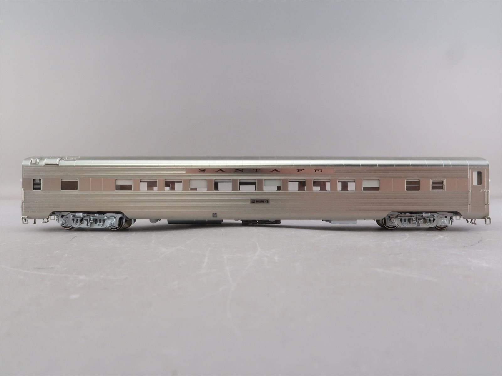 HO Brass Model - TCY 1216 AT&SF Santa Fe 44 Seat Coach #2884 - Custom ...