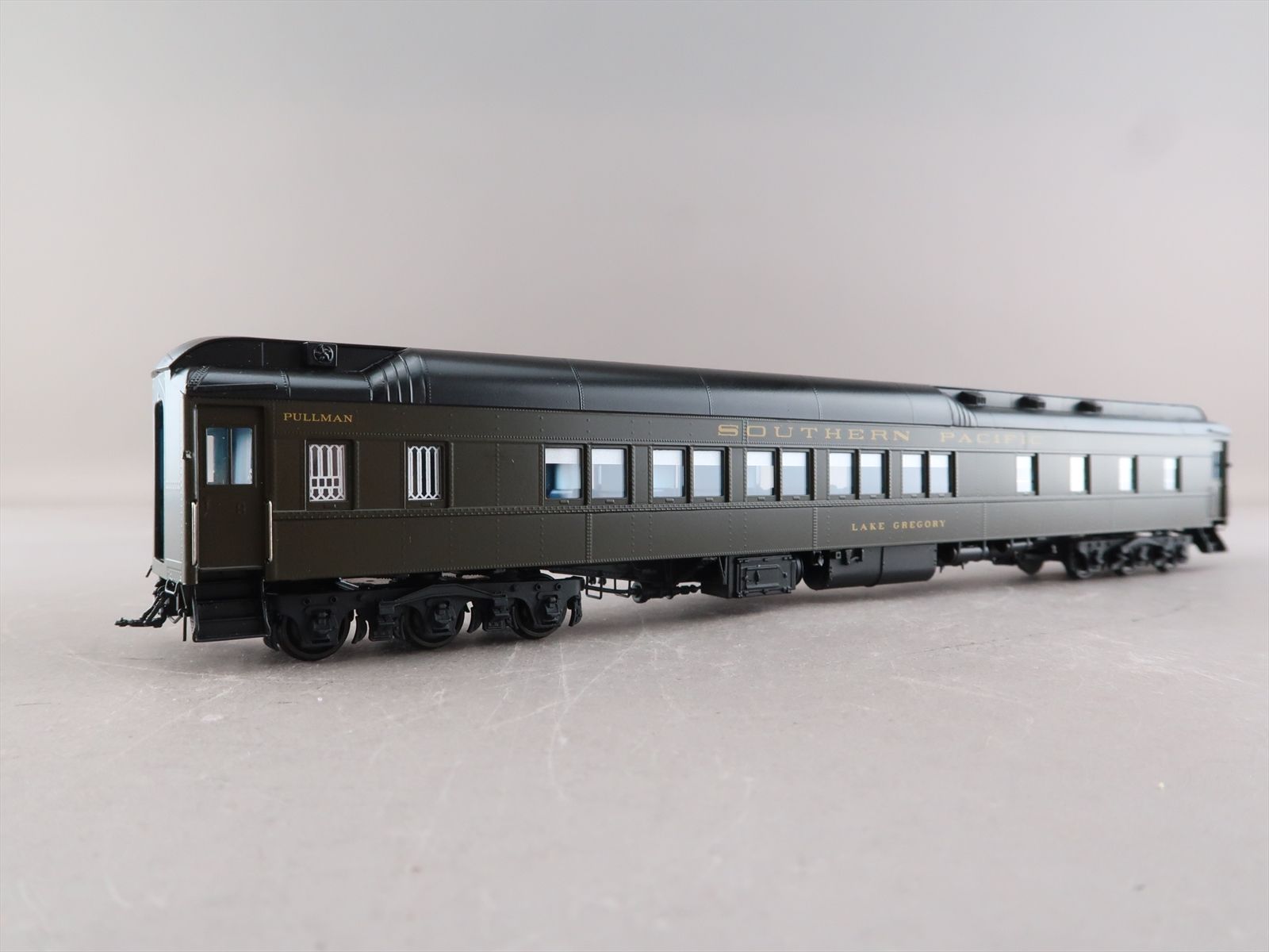 HO Brass Model - TCY 1402 SP Southern Pacific 10-1-2 Sleeper Dark Olive ...