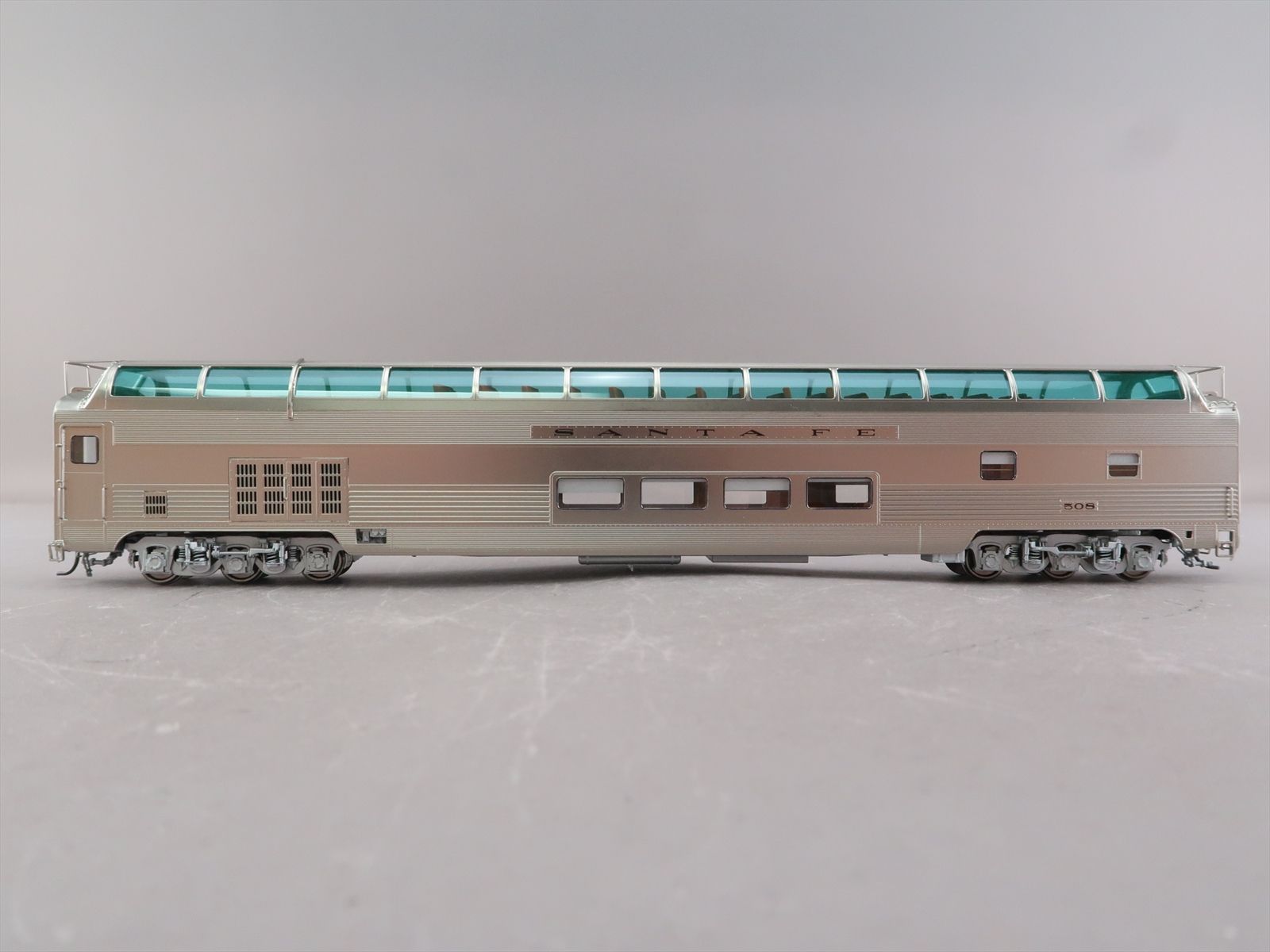 HO Brass Model - TCY 1205.1 AT&SF Santa Fe Full Dome Lounge Budd 1954 ...