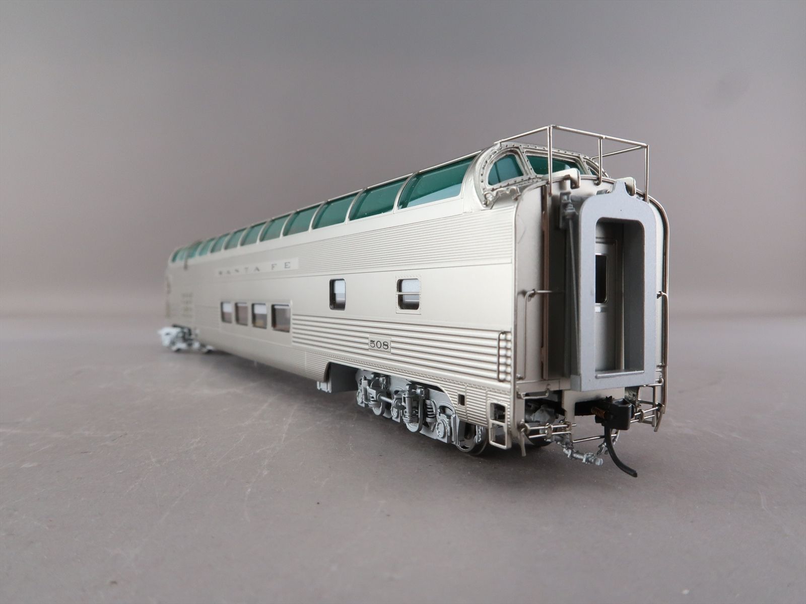 HO Brass Model - TCY 1205.1 AT&SF Santa Fe Full Dome Lounge Budd 1954 ...