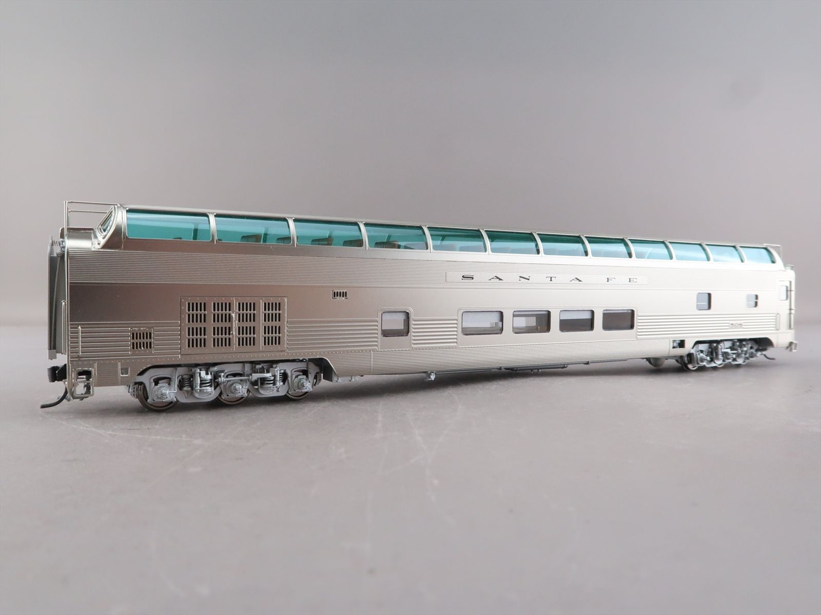 HO Brass Model - TCY 1205.1 AT&SF Santa Fe Full Dome Lounge Budd 1954 ...