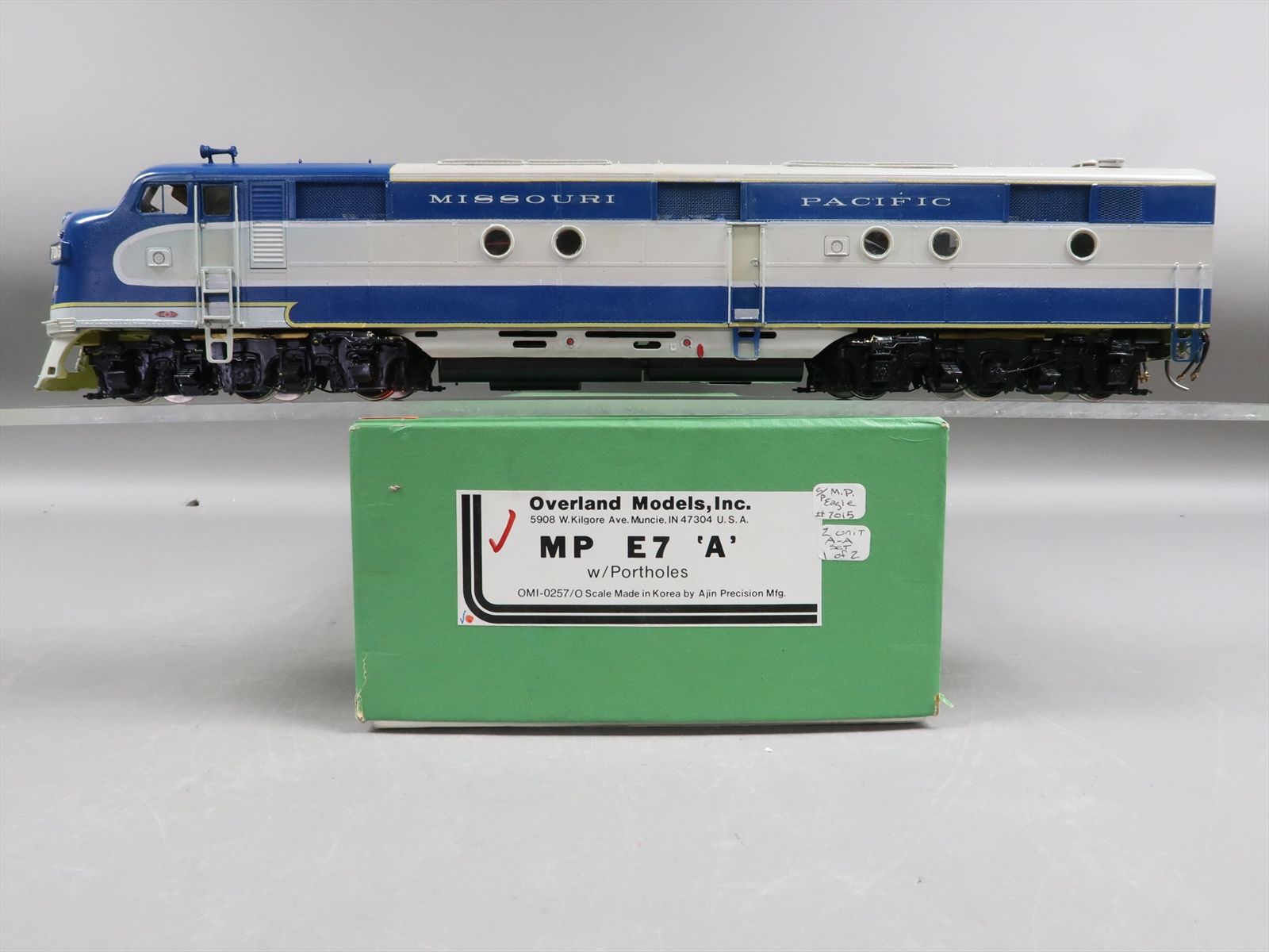 O Brass Model - OMI 0257 MP Missouri Pacific E7A Port Holes #7015 ...