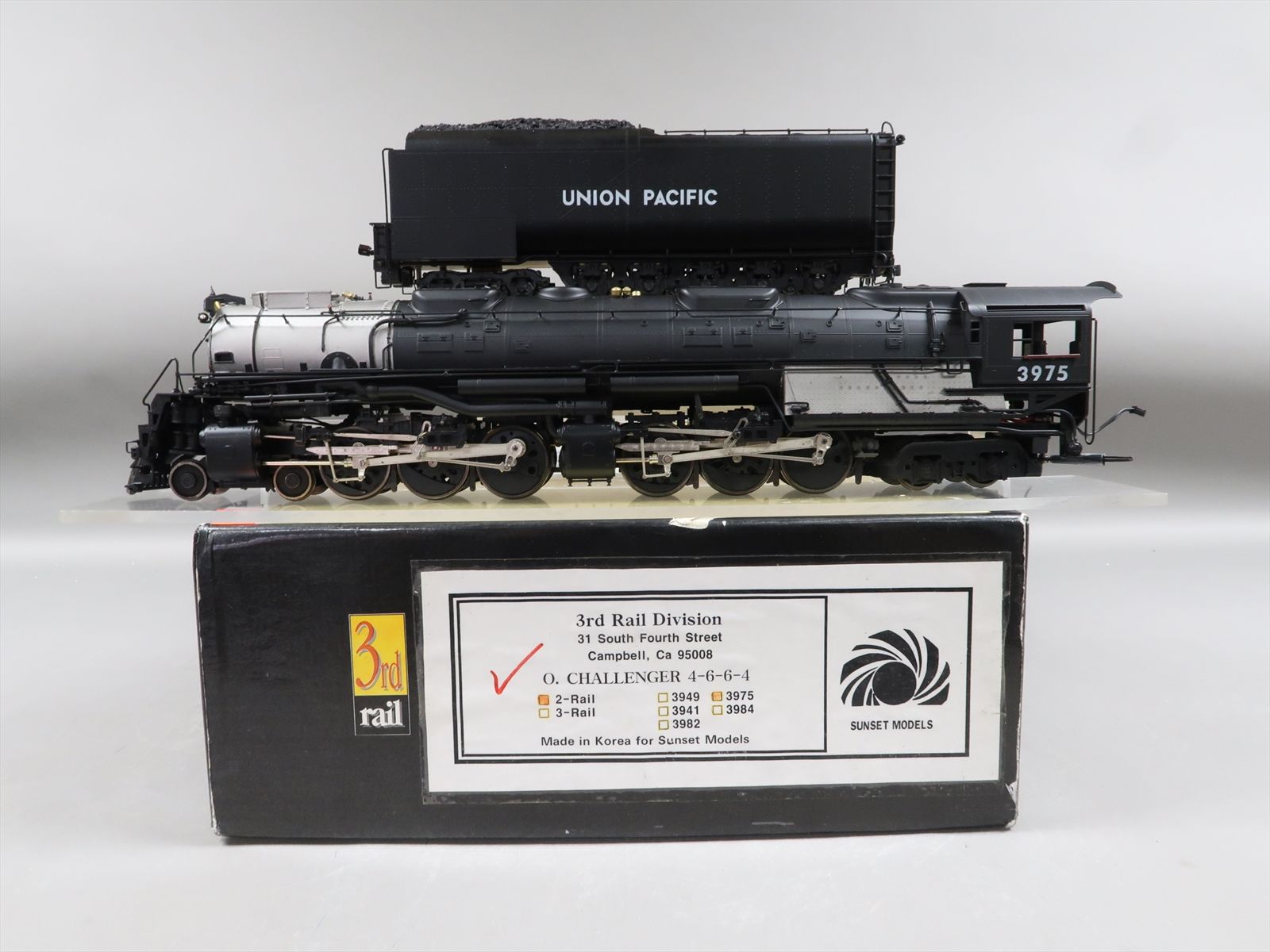 O Brass Model - SS Sunset UP Union Pacific 4-6-6-4 Challenger #3975 - F ...