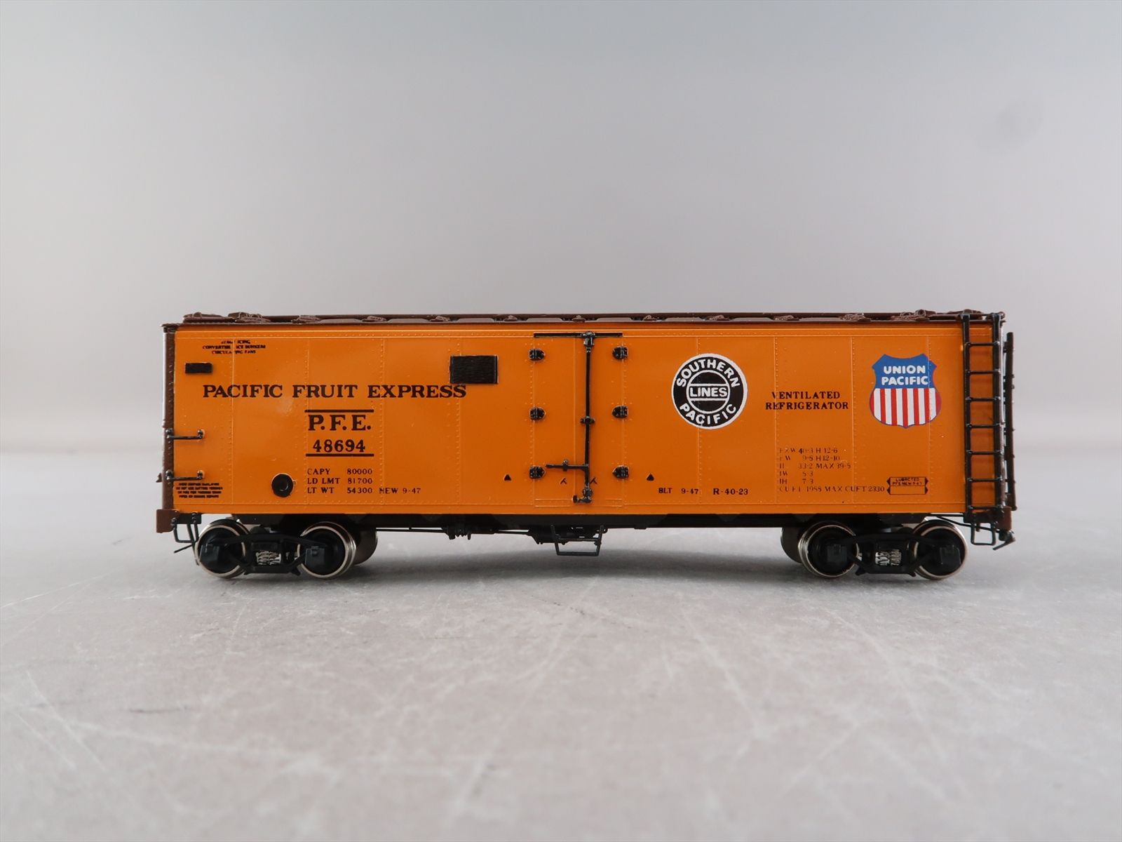 HO Brass Model - CIL 2137.1 PFE Pacific Fruit Express Union Pacific UP ...