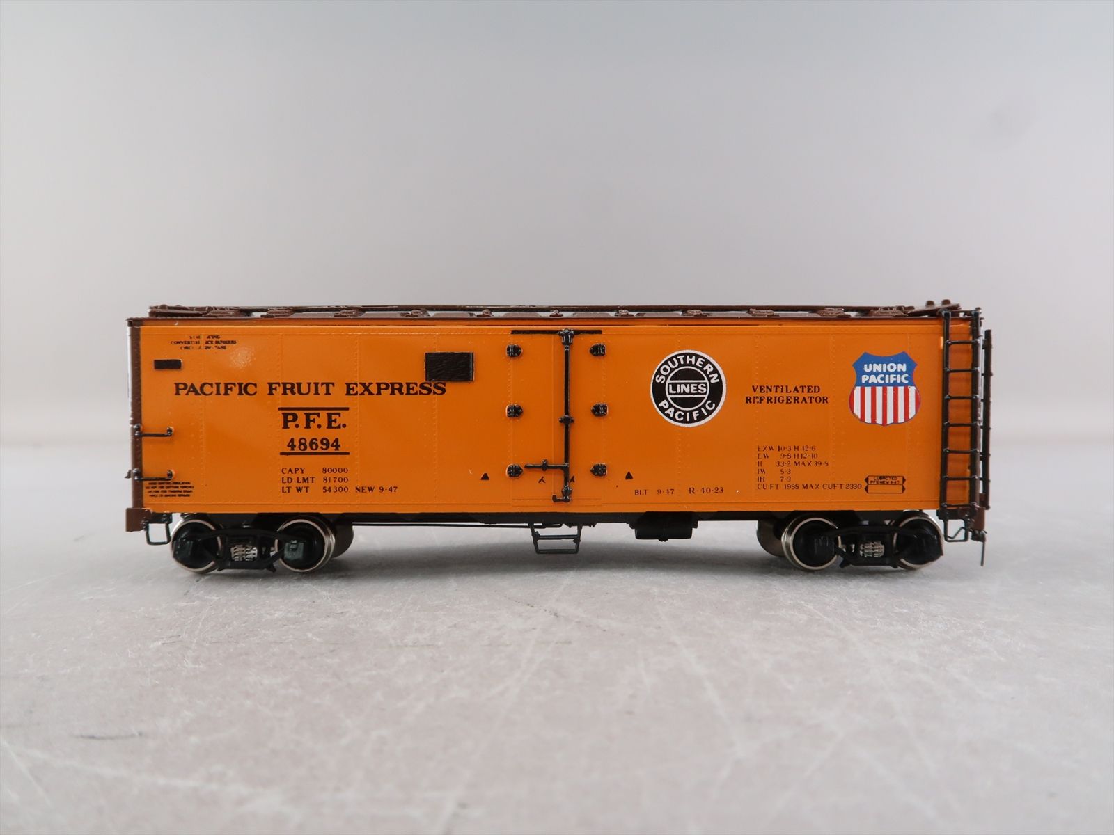 HO Brass Model - CIL 2137.1 PFE Pacific Fruit Express Union Pacific UP ...