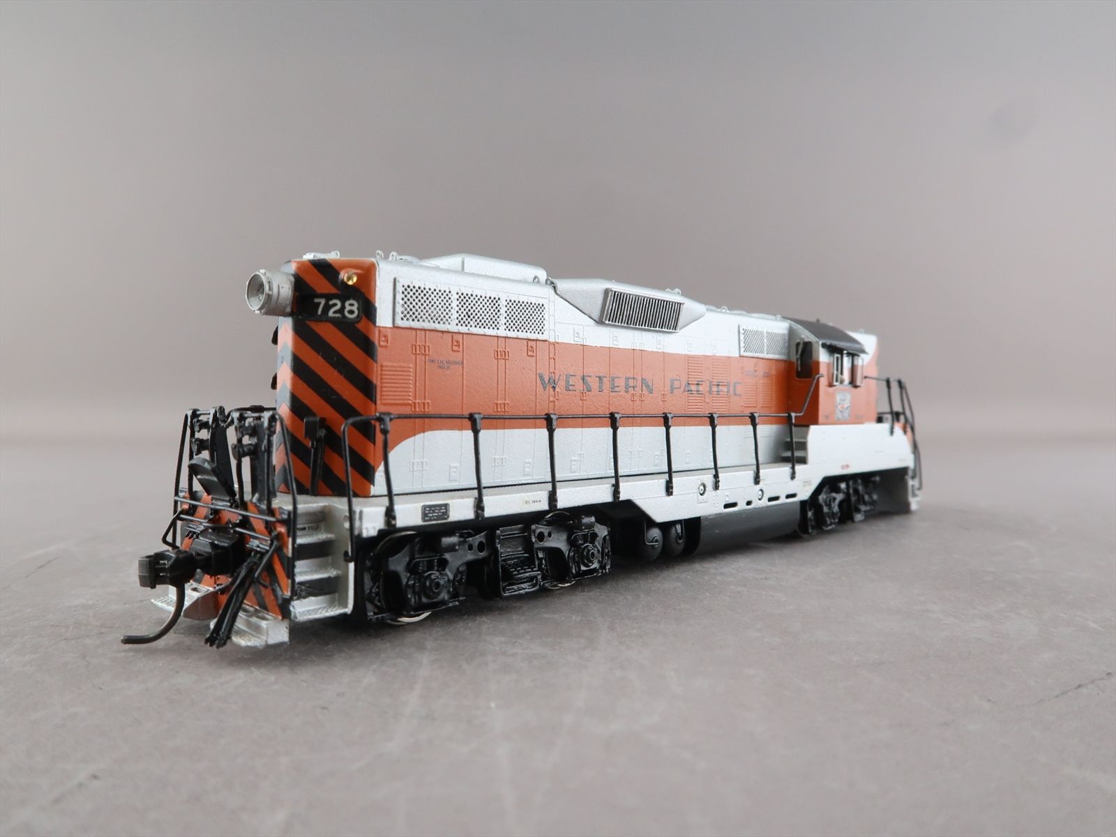HO Brass Model - Sunset WP Western Pacific EMD GP9 1500 HP Road Switcher #728 - Custom - 1984 ...