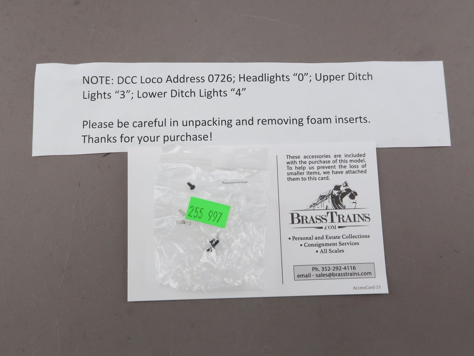 HO Brass Model - OMI AA-1173-1 BCR British Columbia Railway M630W #726 ...