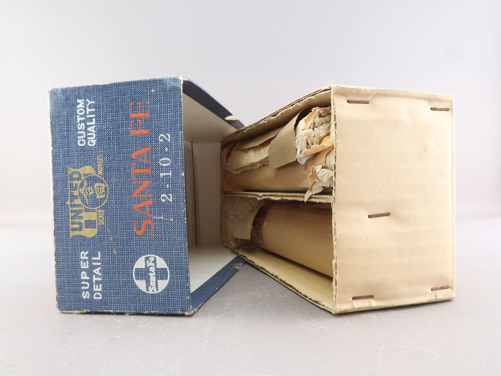 HO Brass Model - PFM AT&SF Santa Fe 2-10-2 - Unpainted - Early Run - United