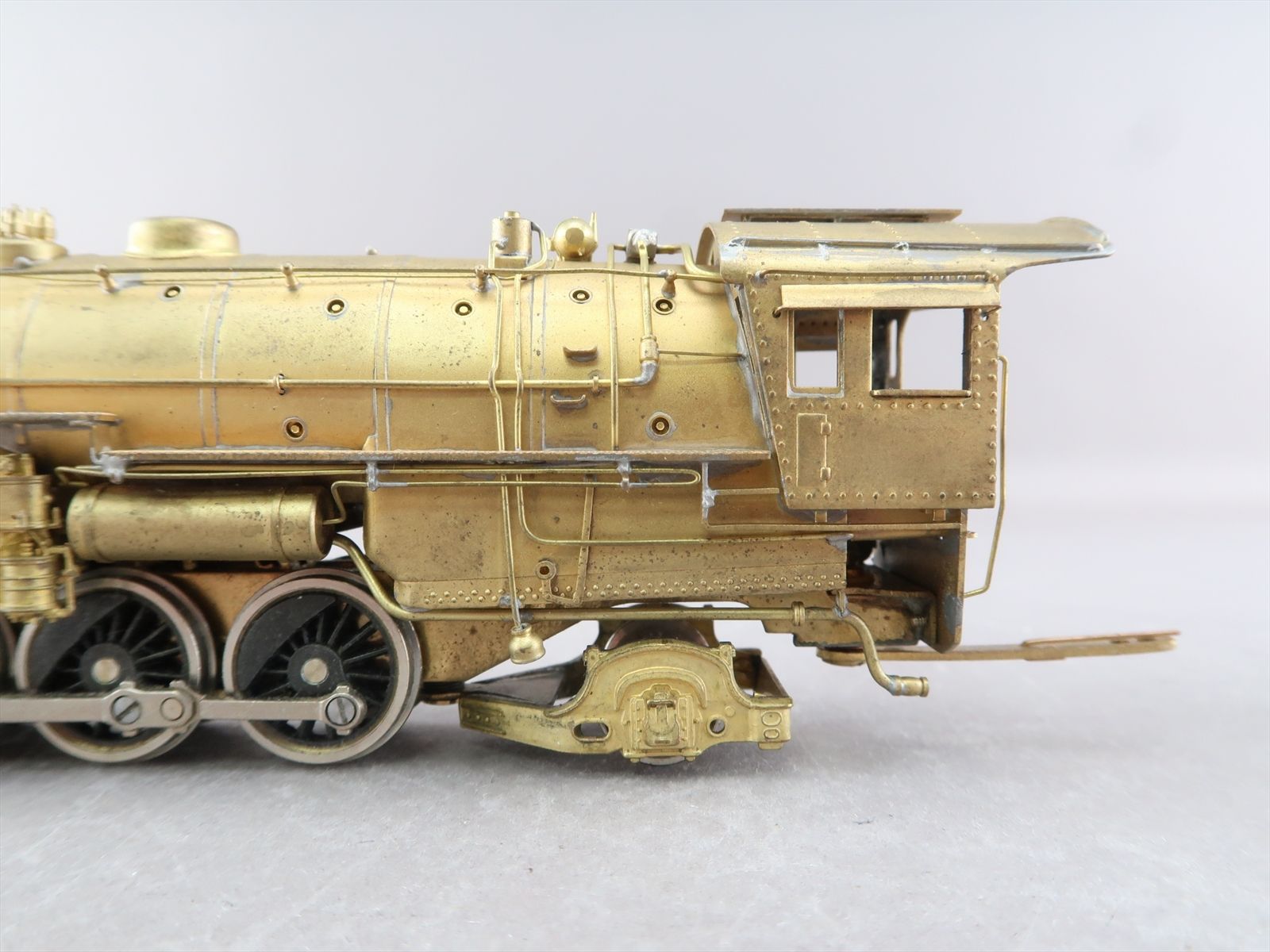 HO Brass Model - PFM AT&SF Santa Fe 2-10-2 - Unpainted - Early Run - United