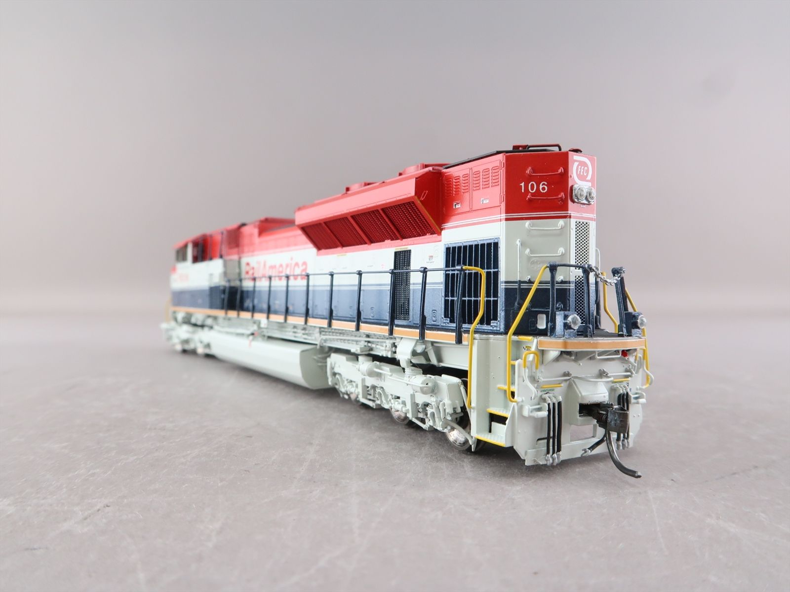 HO Brass Model - OMI AA-1607-1 FEC Florida East Coast SD70M-2 Isolated Cab #106 - F/P - 2009 Run ...