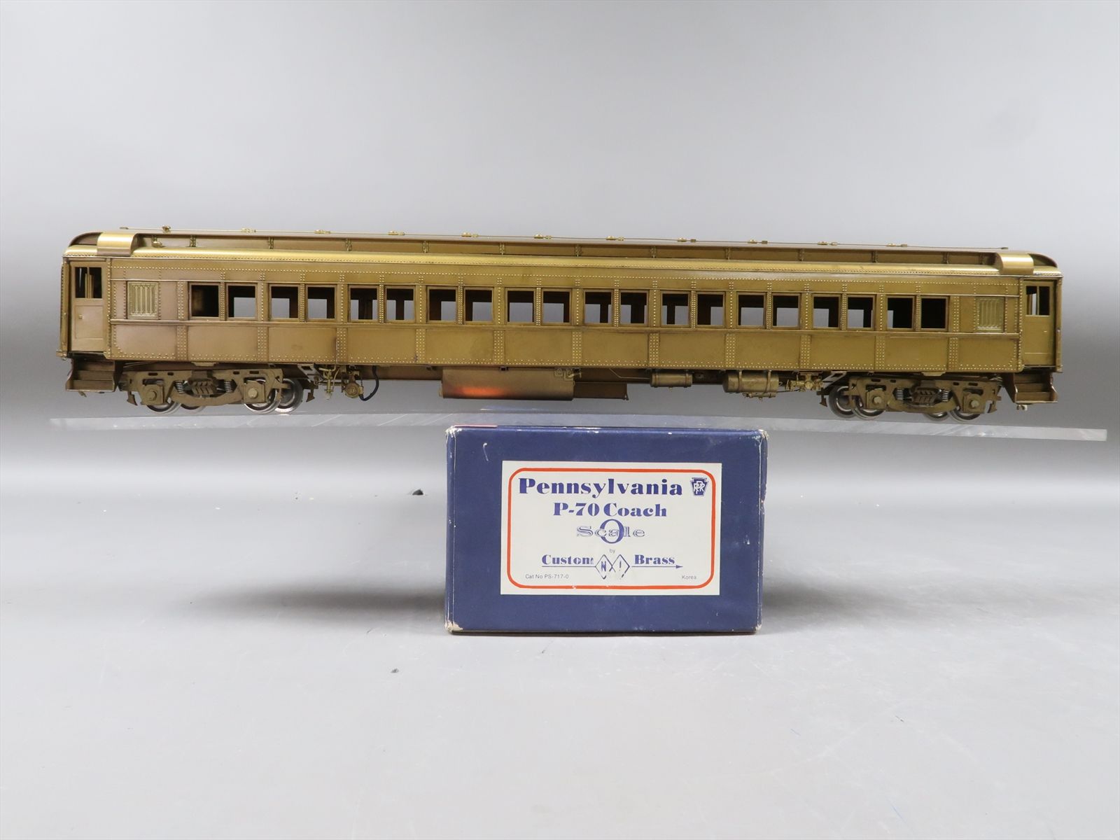 O Brass Model - NJCB PS-717-O PRR Pennsylvania P-70 Coach - Unpainted ...