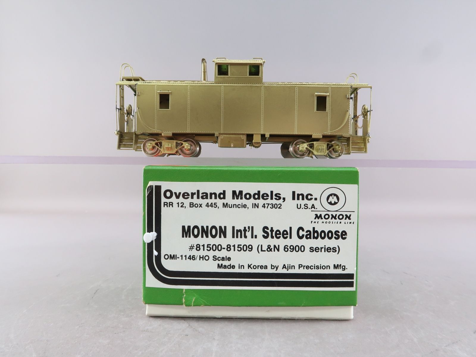 HO Brass Model - OMI 1146 L&N Louisville & Nashville Steel Caboose ...