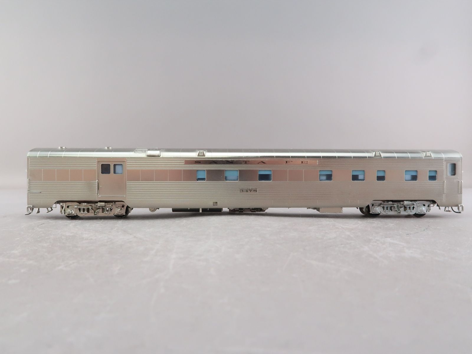 HO Brass Model - TCY 1237 AT&SF Santa Fe Baggage Dorm #3478 - F/Plated ...