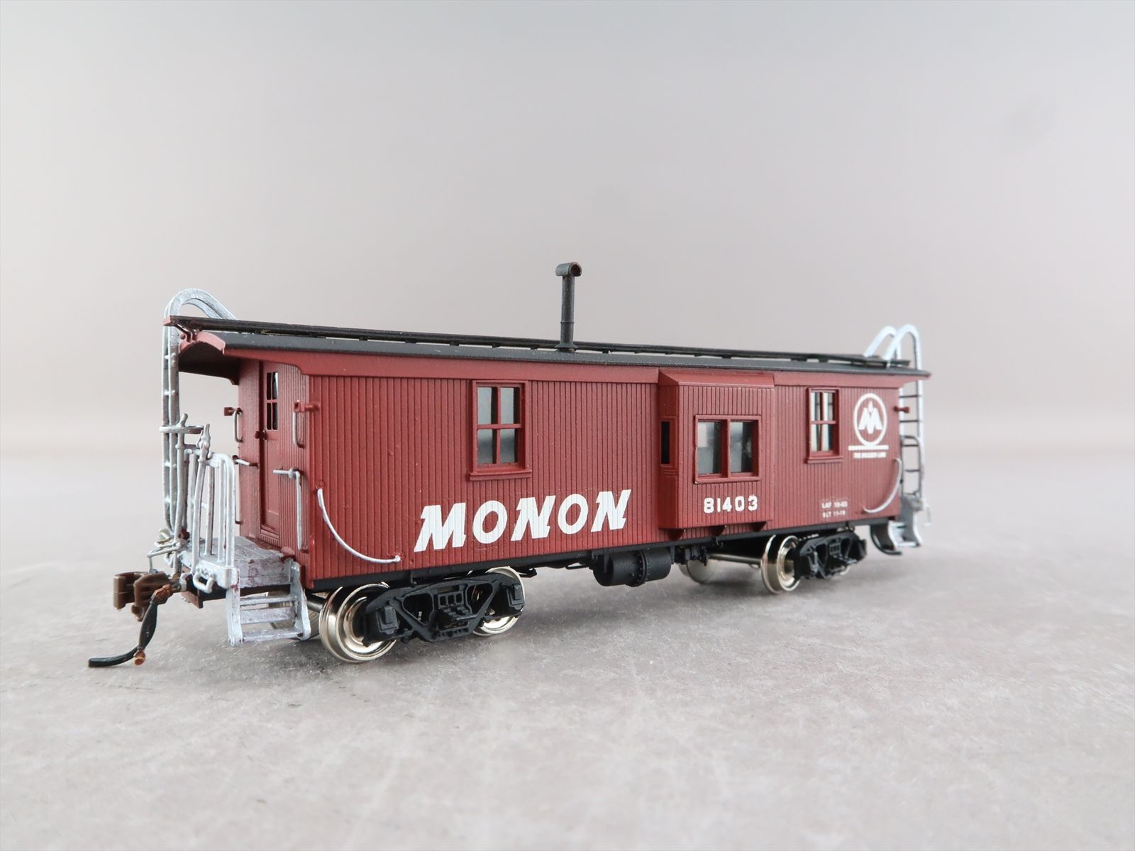 HO Brass Model - OMI 3830 MONON Wood Caboose #81403 - Custom - 1992 Run ...