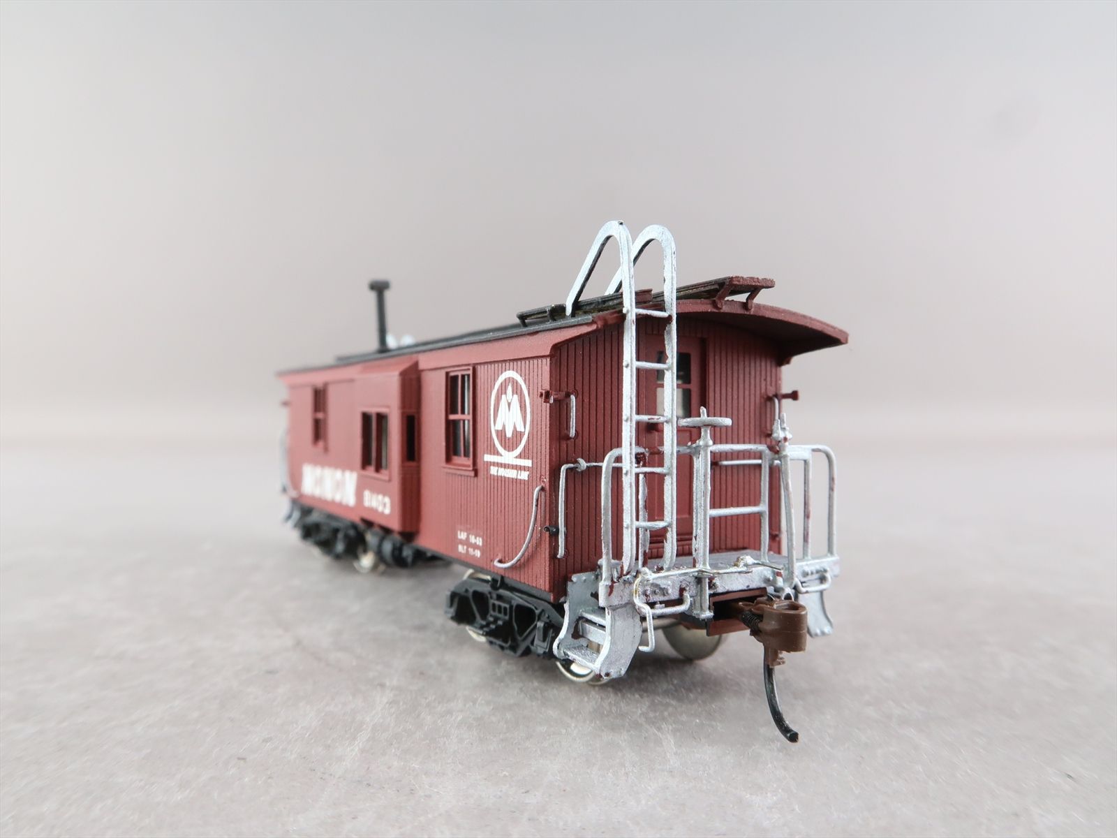 HO Brass Model - OMI 3830 MONON Wood Caboose #81403 - Custom - 1992 Run ...