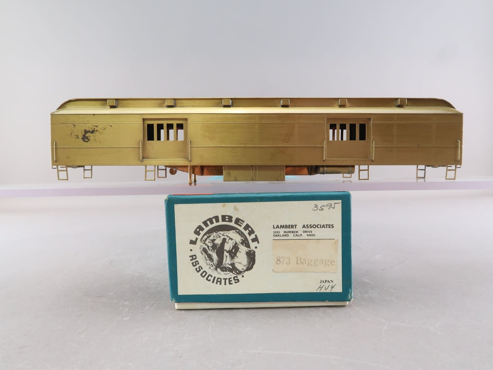 HO Brass Model - Lambert 873 Baggage Car Road Unspecified 60' Baggage ...