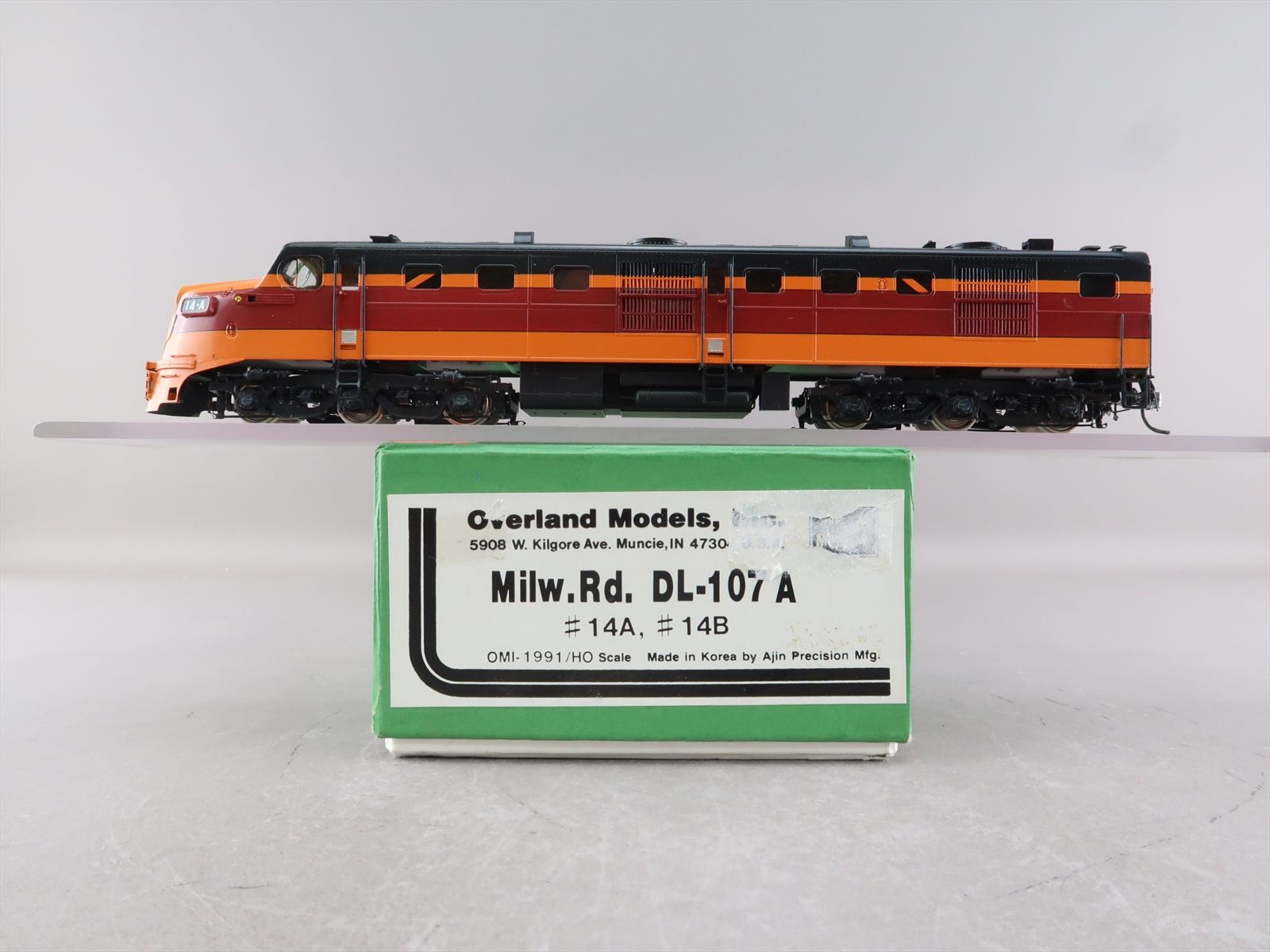 HO Brass Model - OMI 1991 Milwaukee Road DL-107A #14 - Custom - 1987 ...