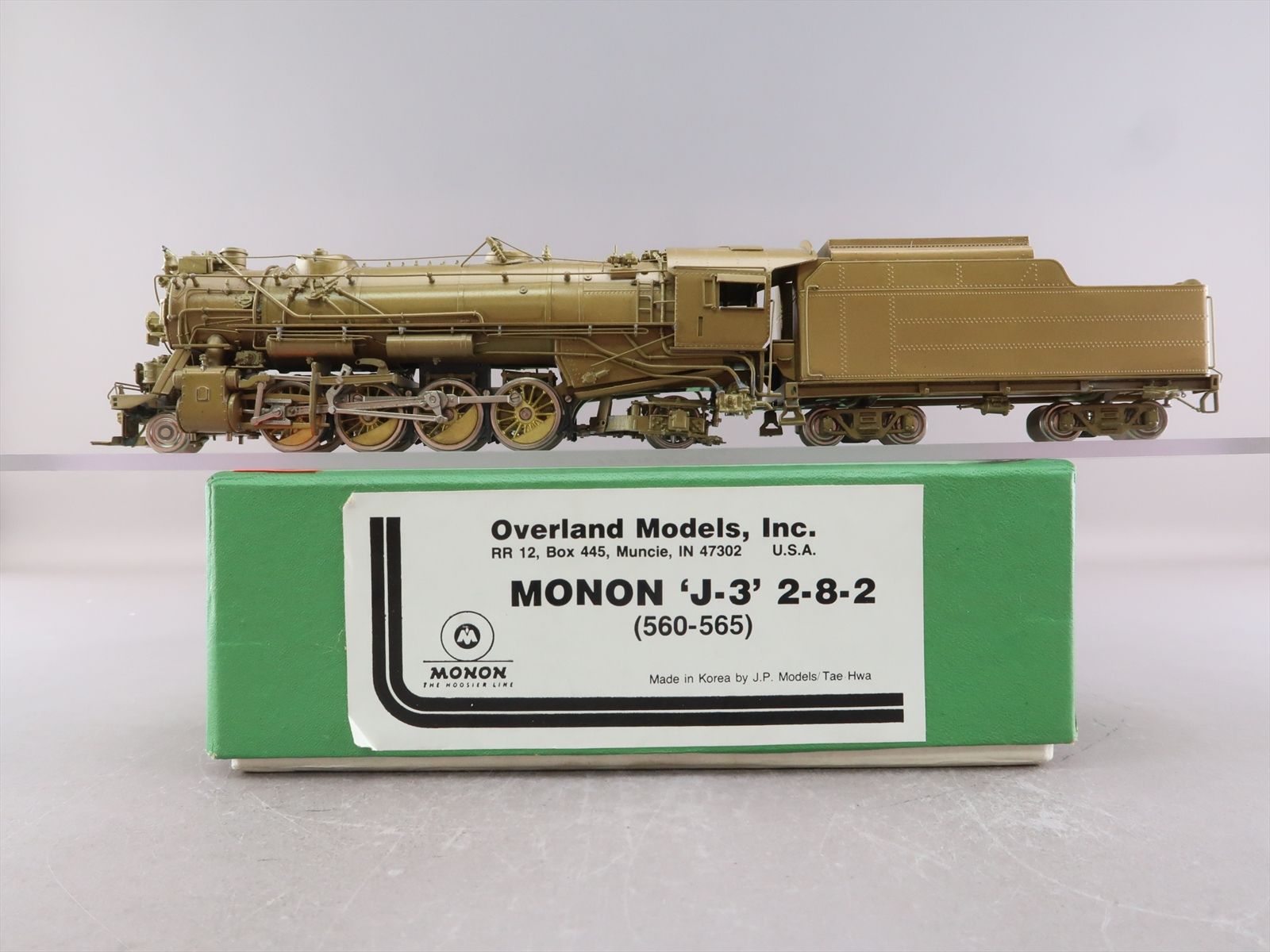 HO Brass Model - OMI 1423 MONON J-3 2-8-2 #560 - 565 - Unpainted - 1980 ...