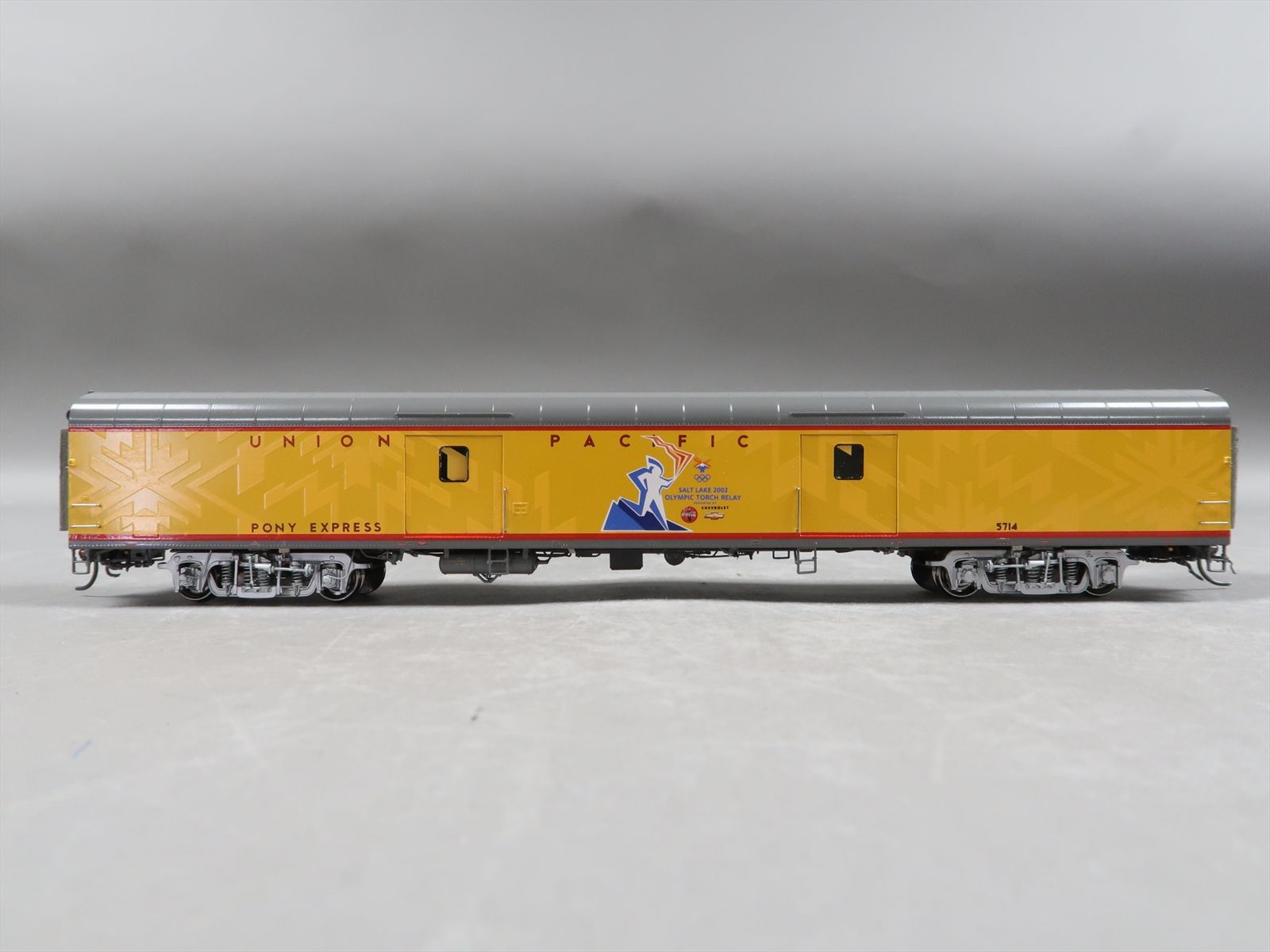 HO Brass Model - OMI 3466.1 UP Union Pacific 2002 Olympic 7 Car Torch ...