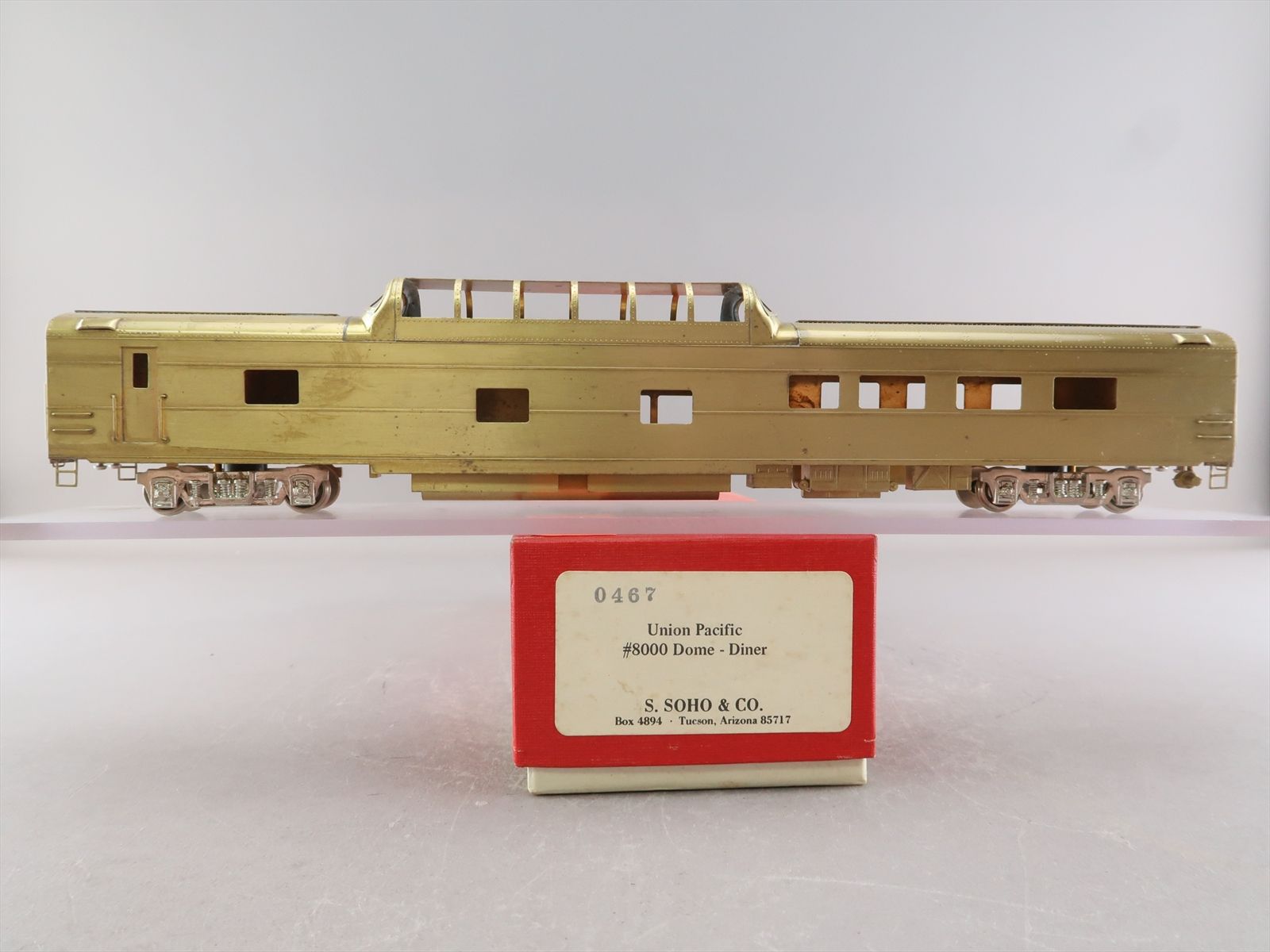 HO Brass Model - Soho 0467 UP Union Pacific Dome Diner #8000 ...