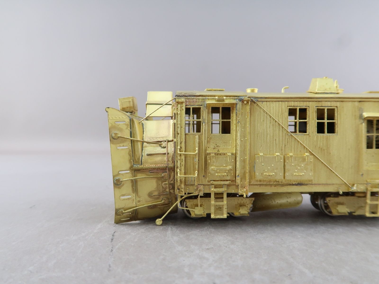 HO Brass Model - OMI 3259 D&RGW Rio Grande Rotary Snowplow w/ Tender O-Y - Unpainted - 1991 Run ...