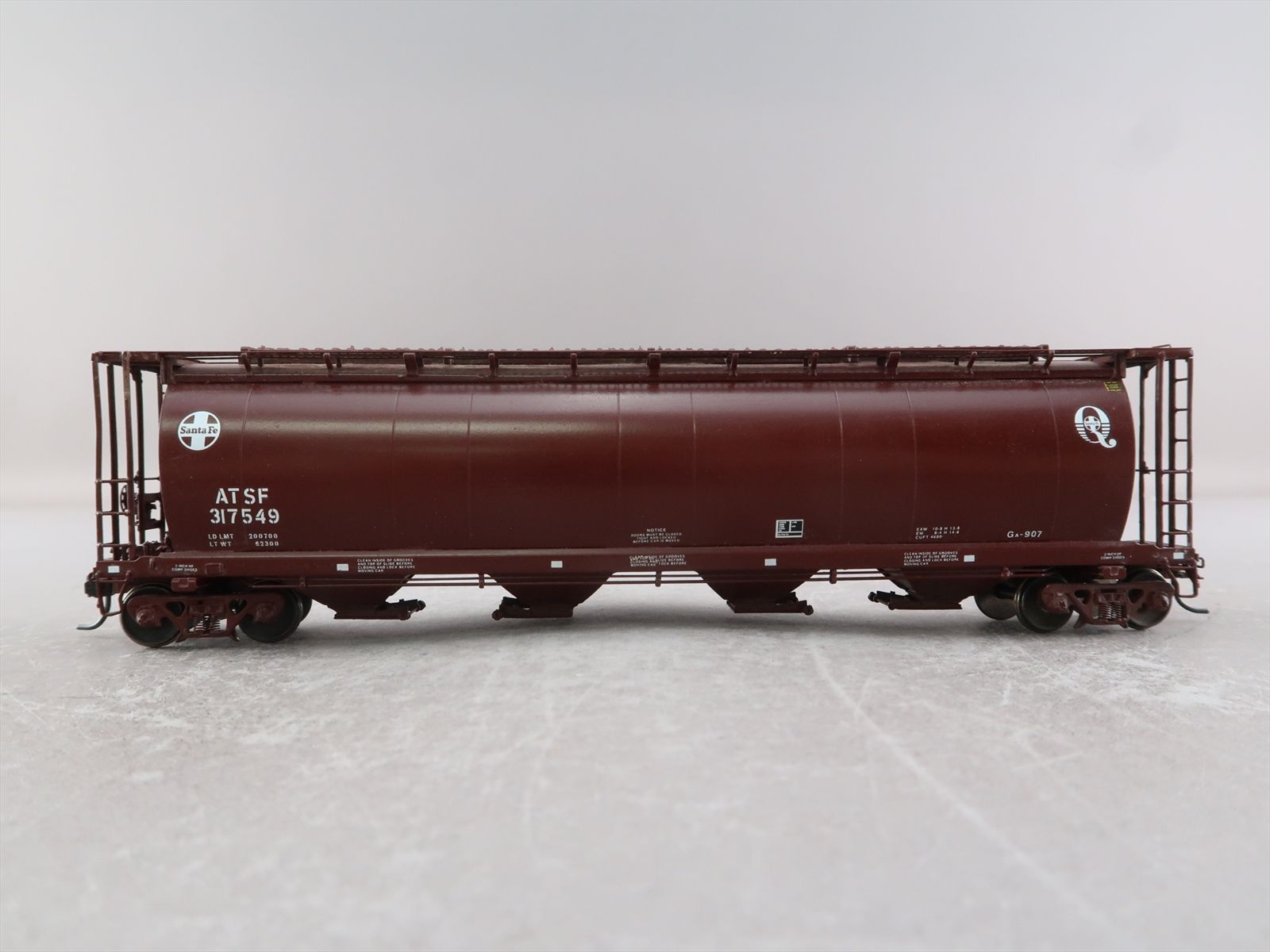 HO Brass Model - OMI 3203 AT&SF Santa Fe Hawker Siddeley Covered Grain ...