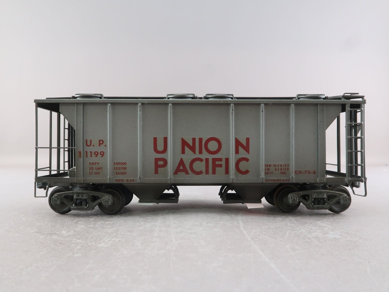 O Brass Model - UP Union Pacific Covered Hopper #11199 - Custom ...