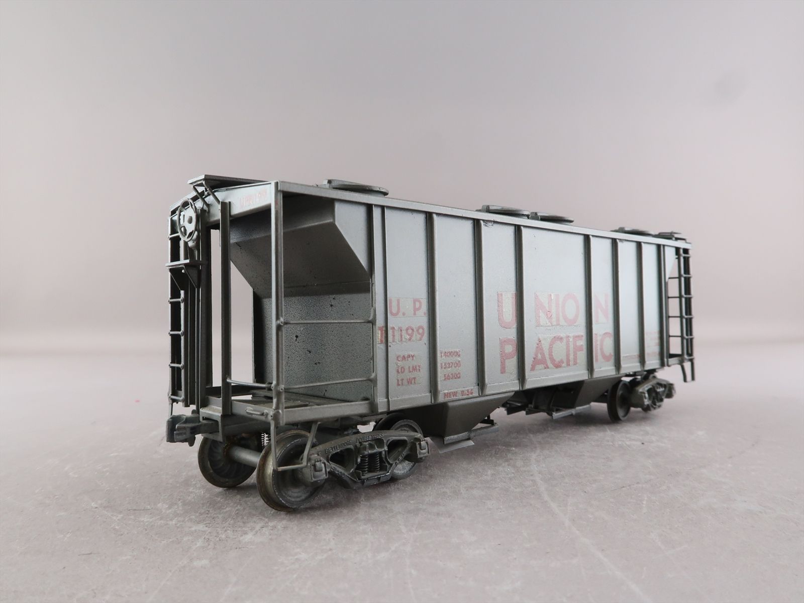 O Brass Model - UP Union Pacific Covered Hopper #11199 - Custom ...