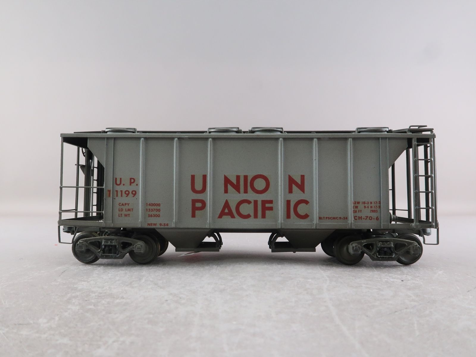 O Brass Model - UP Union Pacific Covered Hopper #11199 - Custom ...