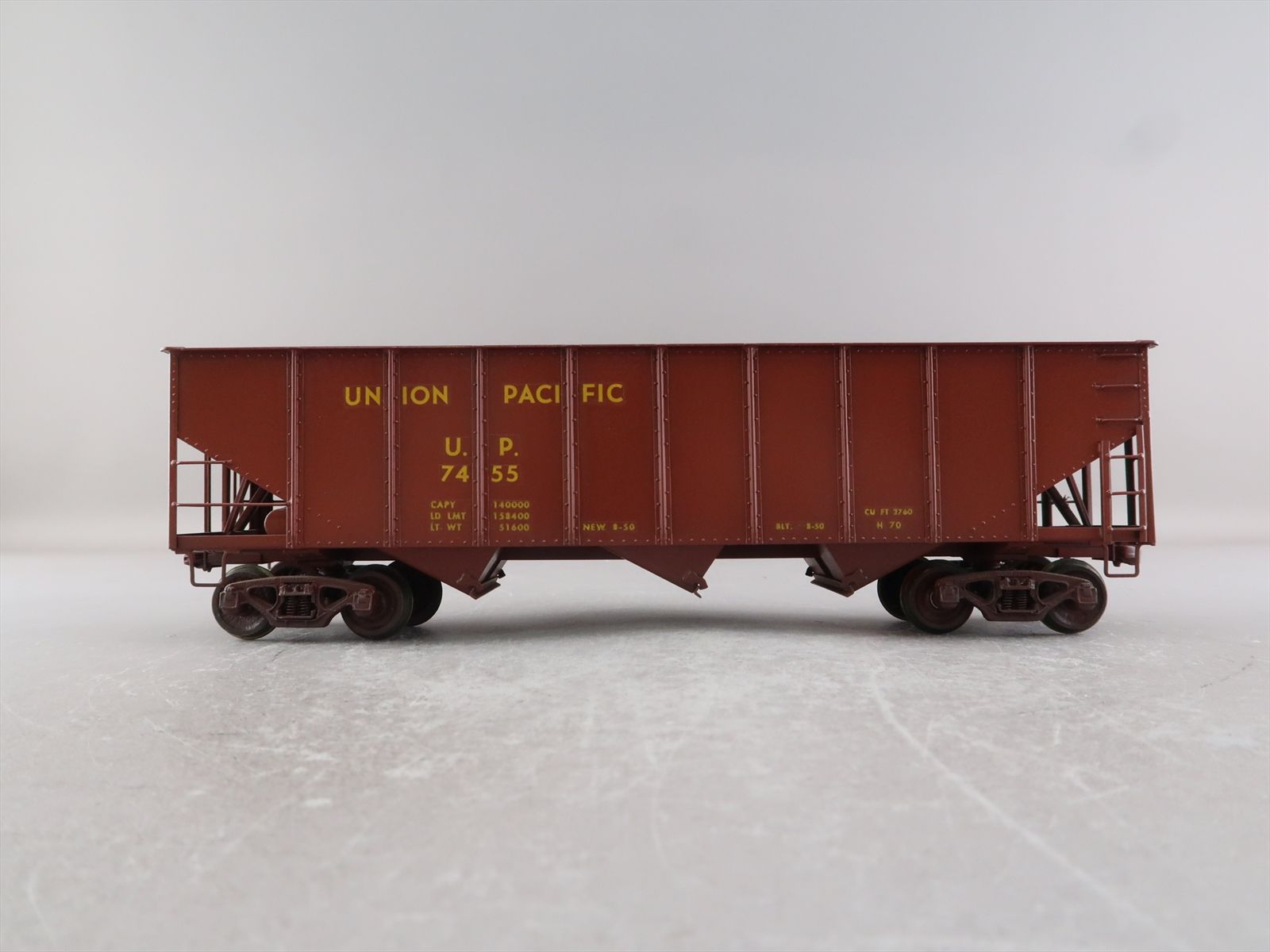 O Brass Model - UP Union Pacific 3-Bay Triple Hopper #7455 - Custom ...