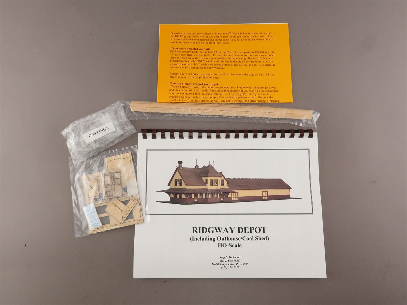 HO Craftsman Kit - Ragg's ... to Riches? RWD-HO Ridgway Depot RGS Rio ...