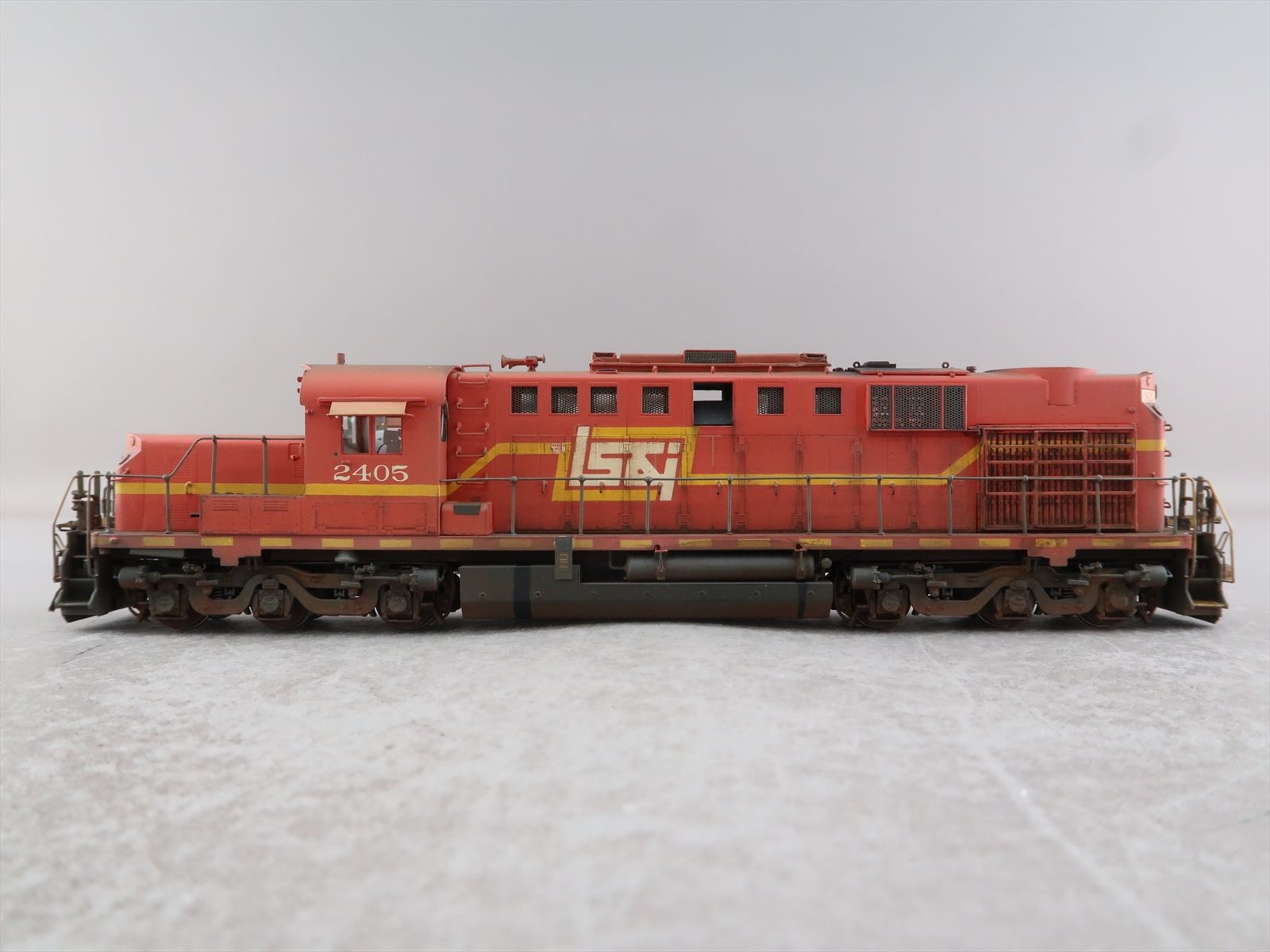 HO Brass Model - OMI 6911 LS&I Lake Superior & Ishpeming RSD15 ALCO #2405 - Custom + Weathering ...