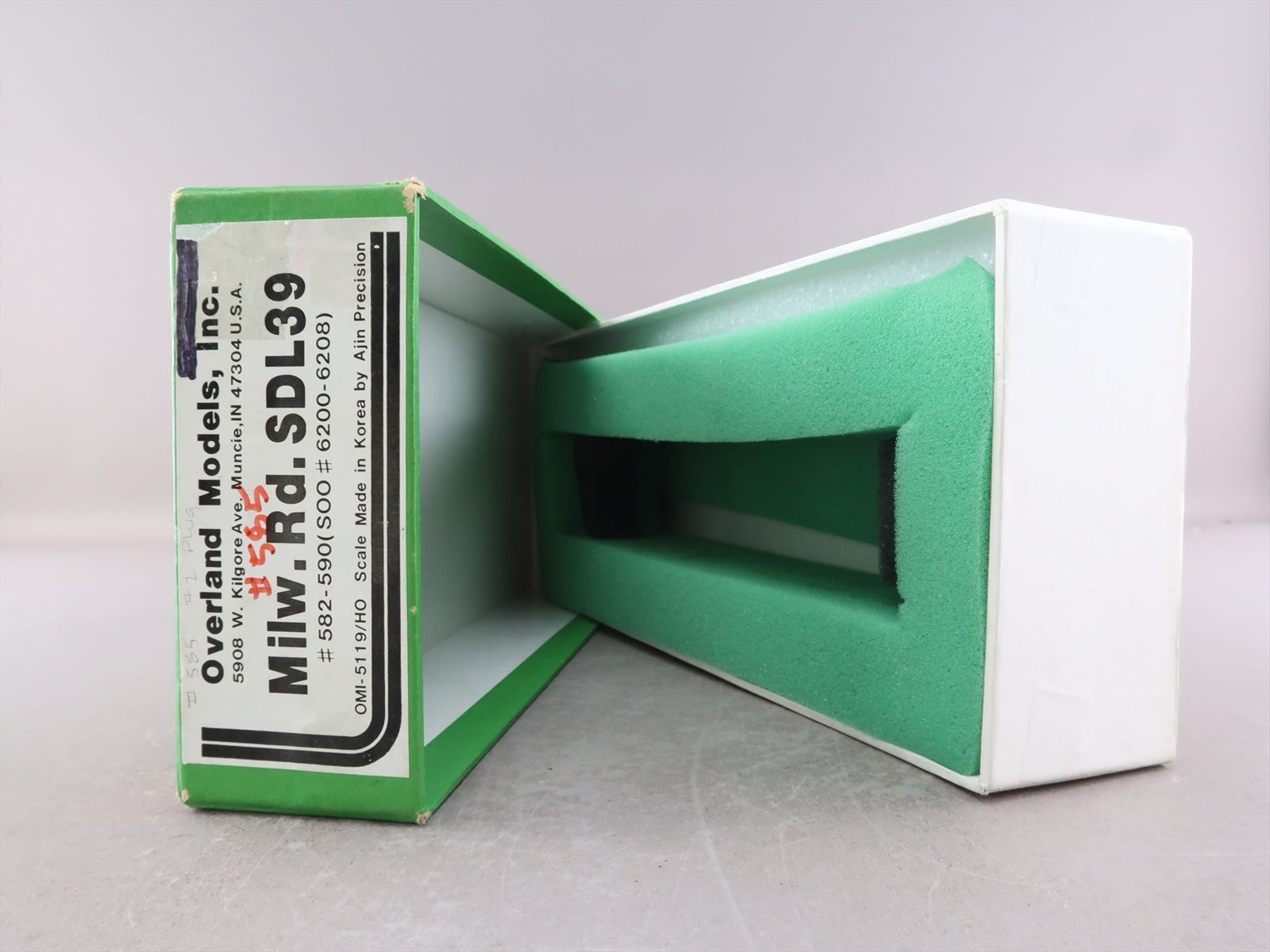 HO Brass Model - OMI 5119 MILW Milwaukee Road SDL39 #585 - Custom + Weathered - 1988 Run - Ajin